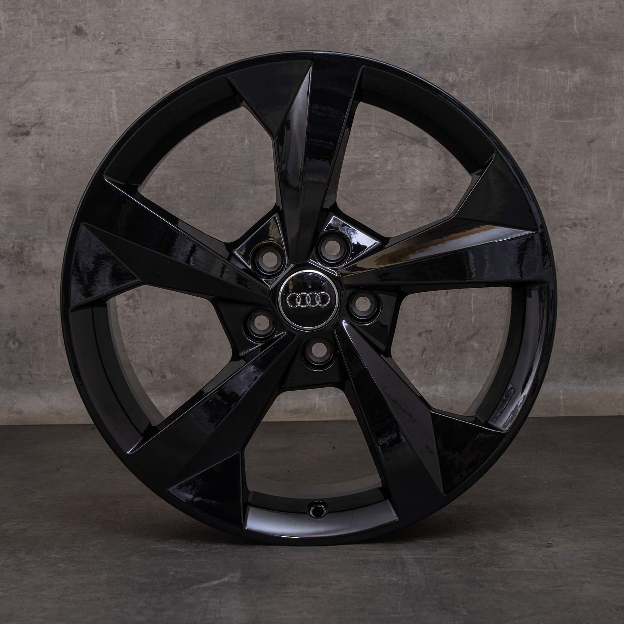 OEM Audi A3 S3 snow tire packages 18 inch 8Y rims 8Y0601025J black glossy