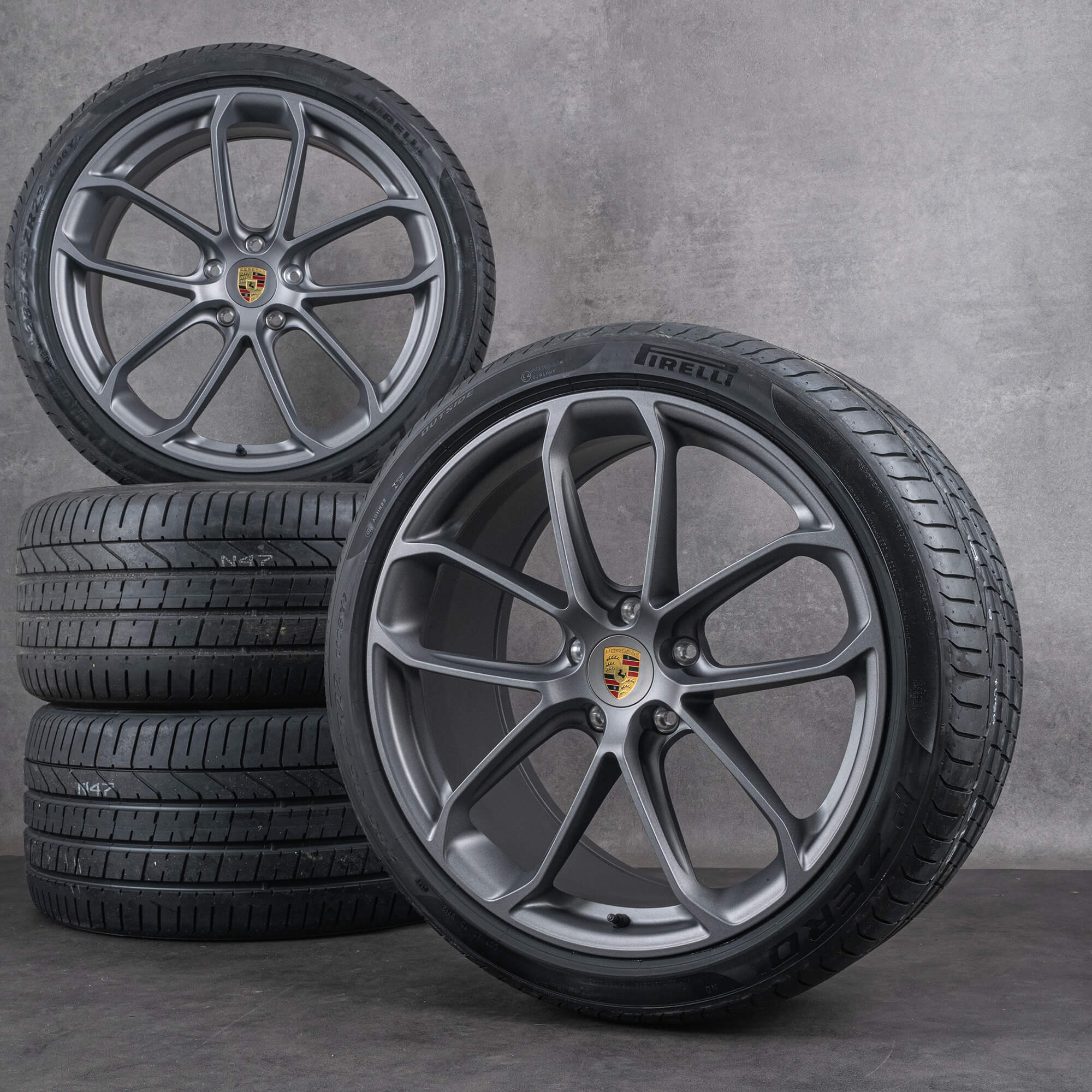 Original Porsche Cayenne Coupe 22 Zoll 9YA II GT Design Sommerräder ...