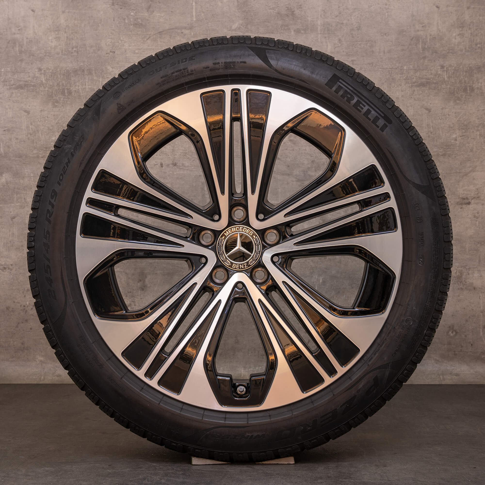 Original Mercedes Benz E-klass vinterhjul 19 tum W214 S214 fälgar ...