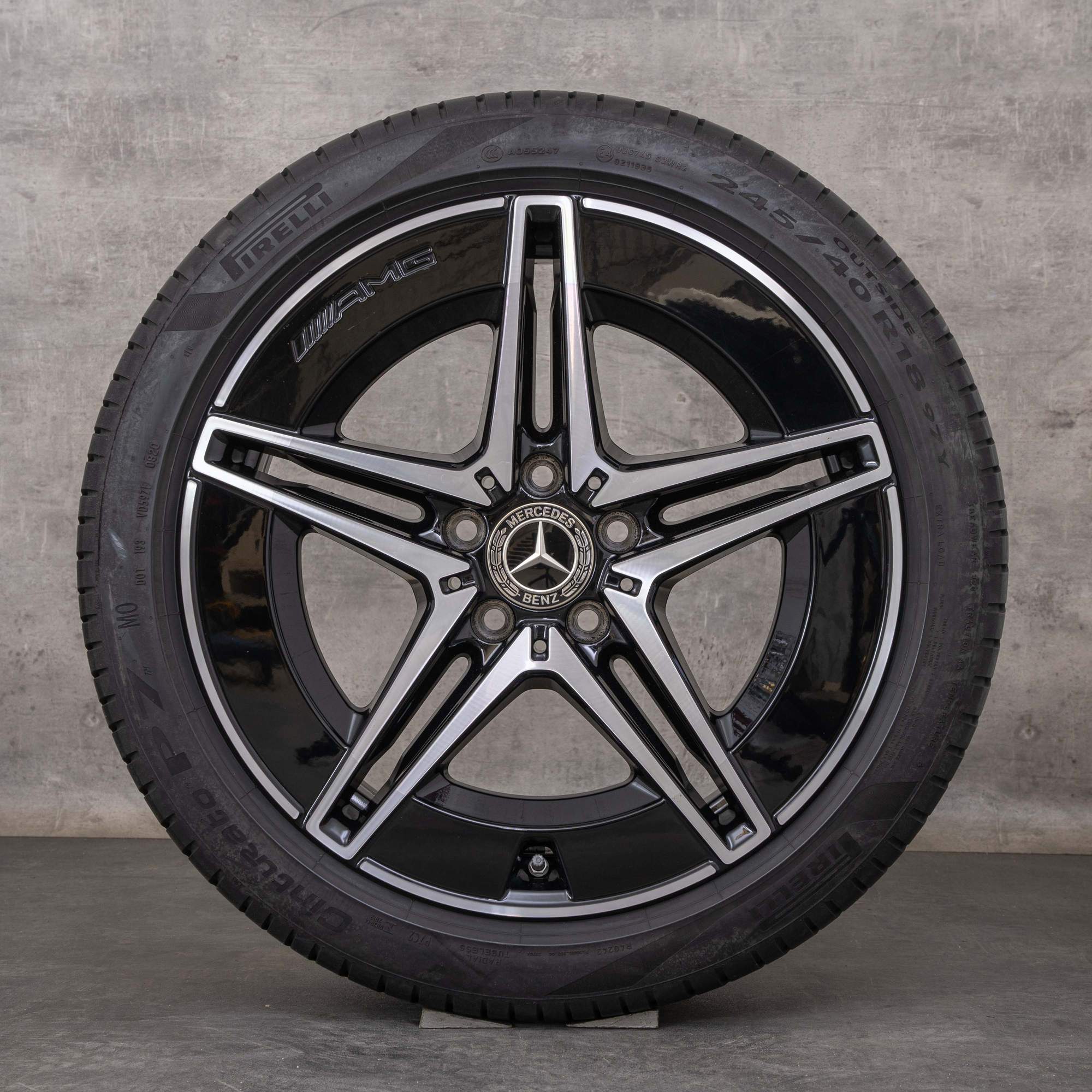 OEM Mercedes Benz C-Class AMG Rims 18 inch W206 S206 Summer wheels ...
