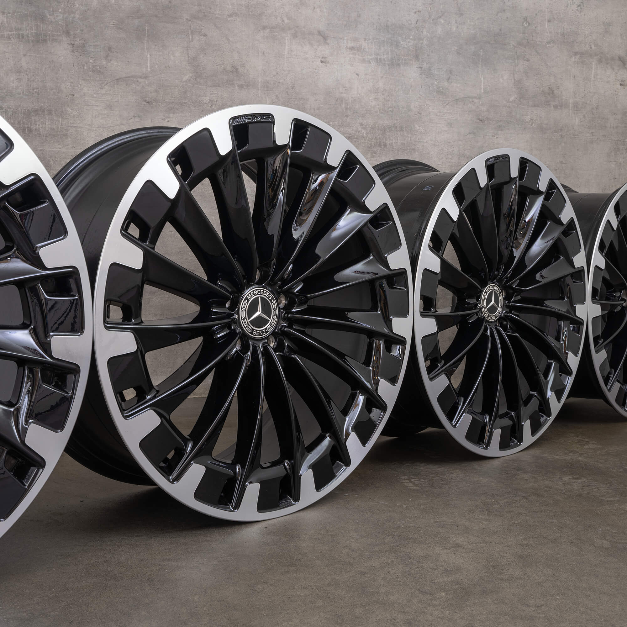 AMG Mercedes Benz EQE X294 SUV 22 inch rims A2944011300 aluminum black