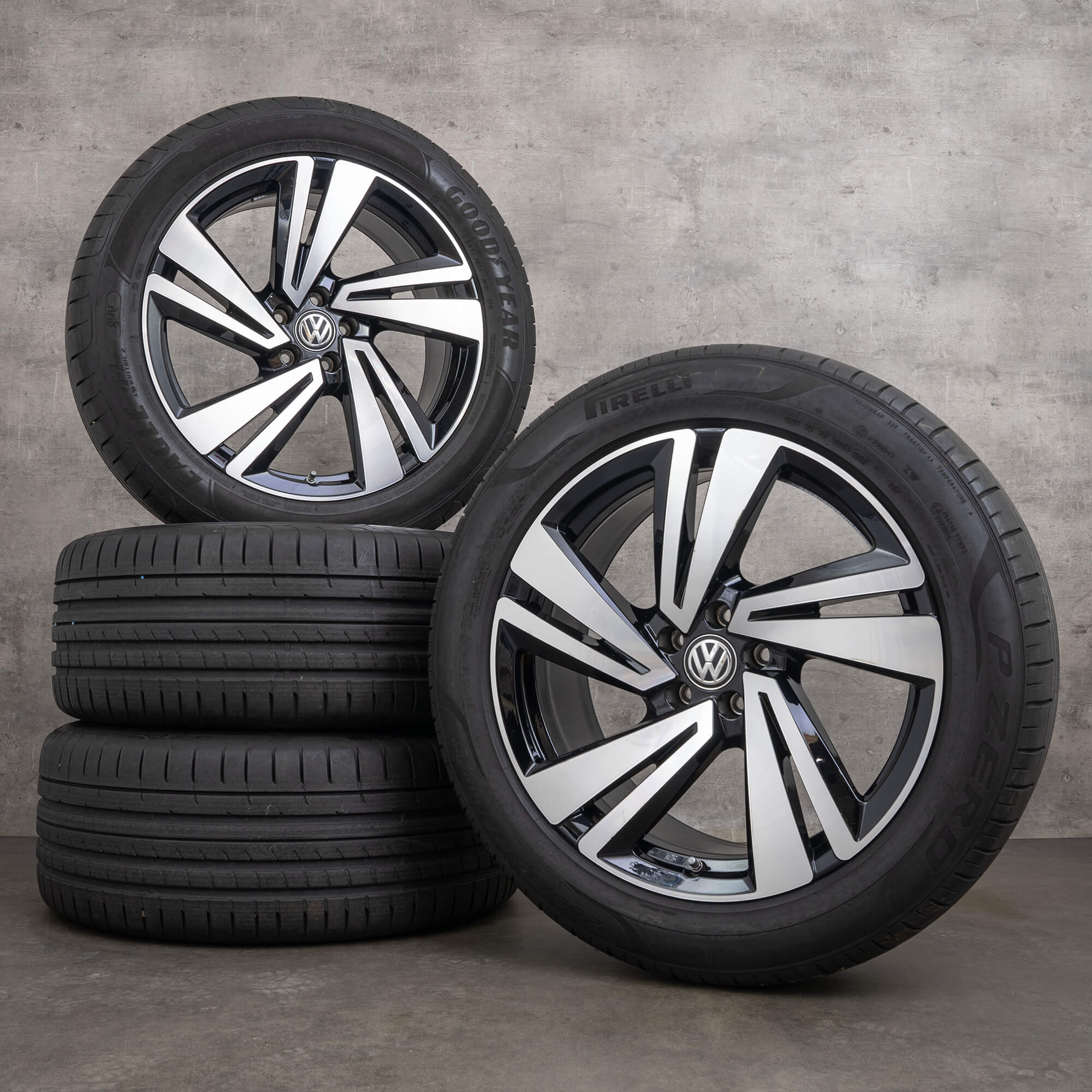 VW Touareg 3 III CR summer wheels 20 inch rims Nevada tires 7 mm