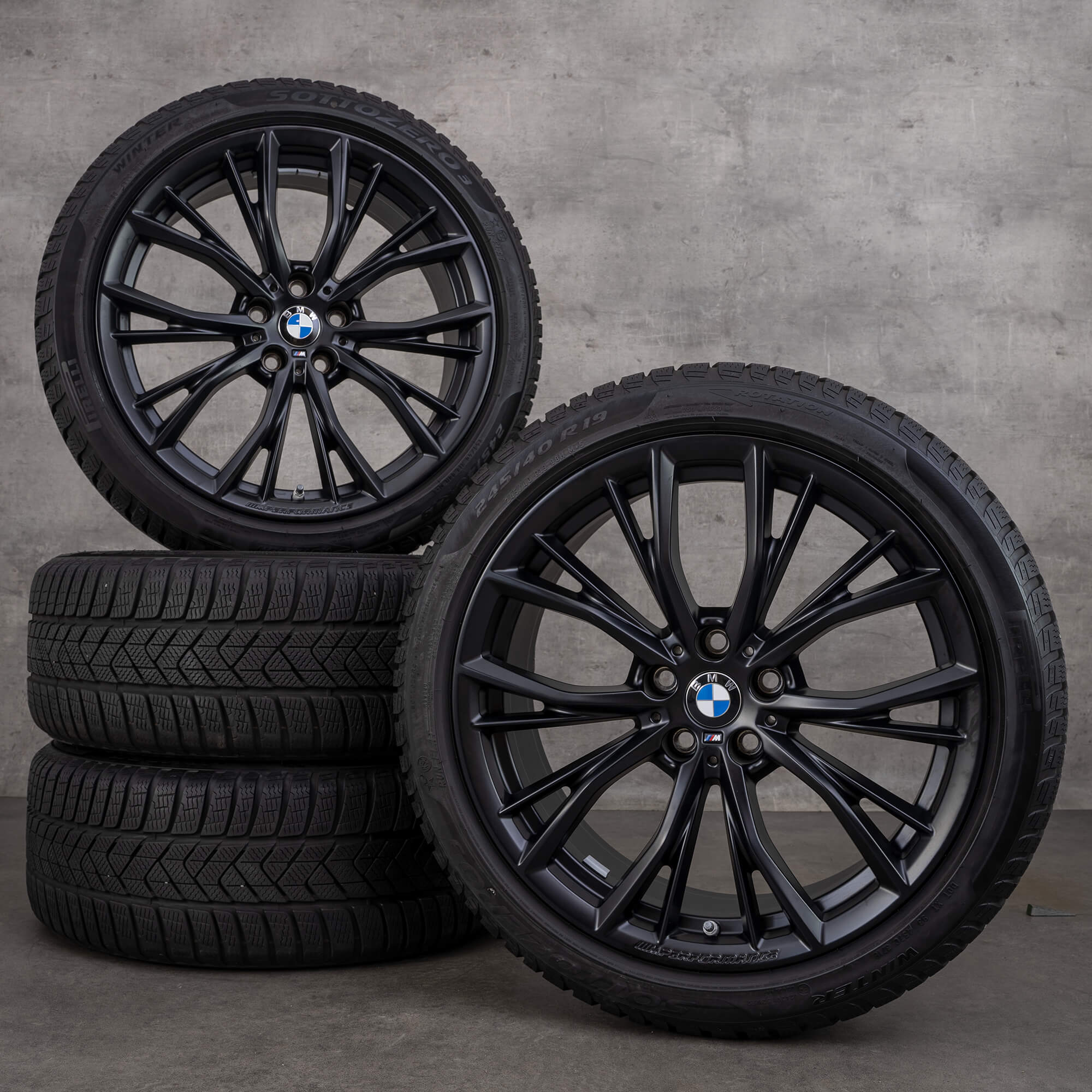 BMW 19 Zoll Felgen 5er G30 G31 8er G14 G15 G16 Winterräder 786 M 6885455 6 mm