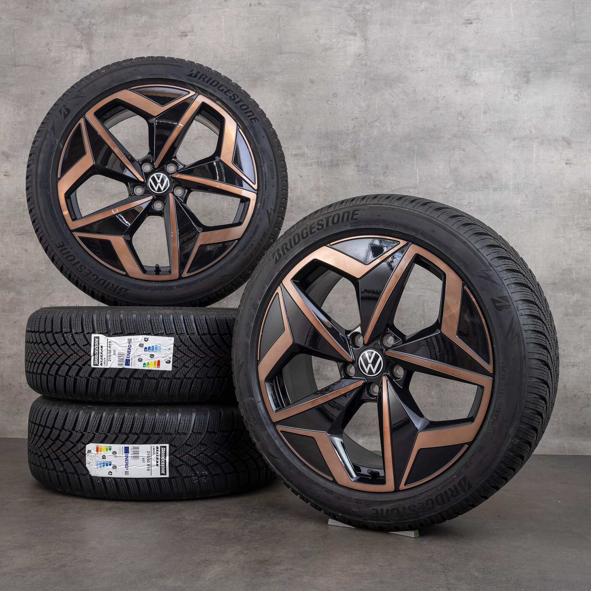 VW ID.3 E1 winter wheels 19 inch rims tires 10A601025J Andoya NEW