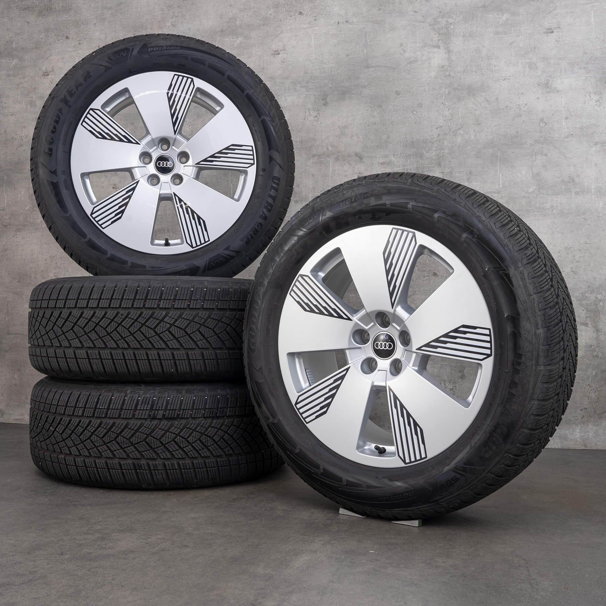 Audi 19-tommers felger Q8 e-tron GE Aero alloysfelger vinterdekk vinterhjul