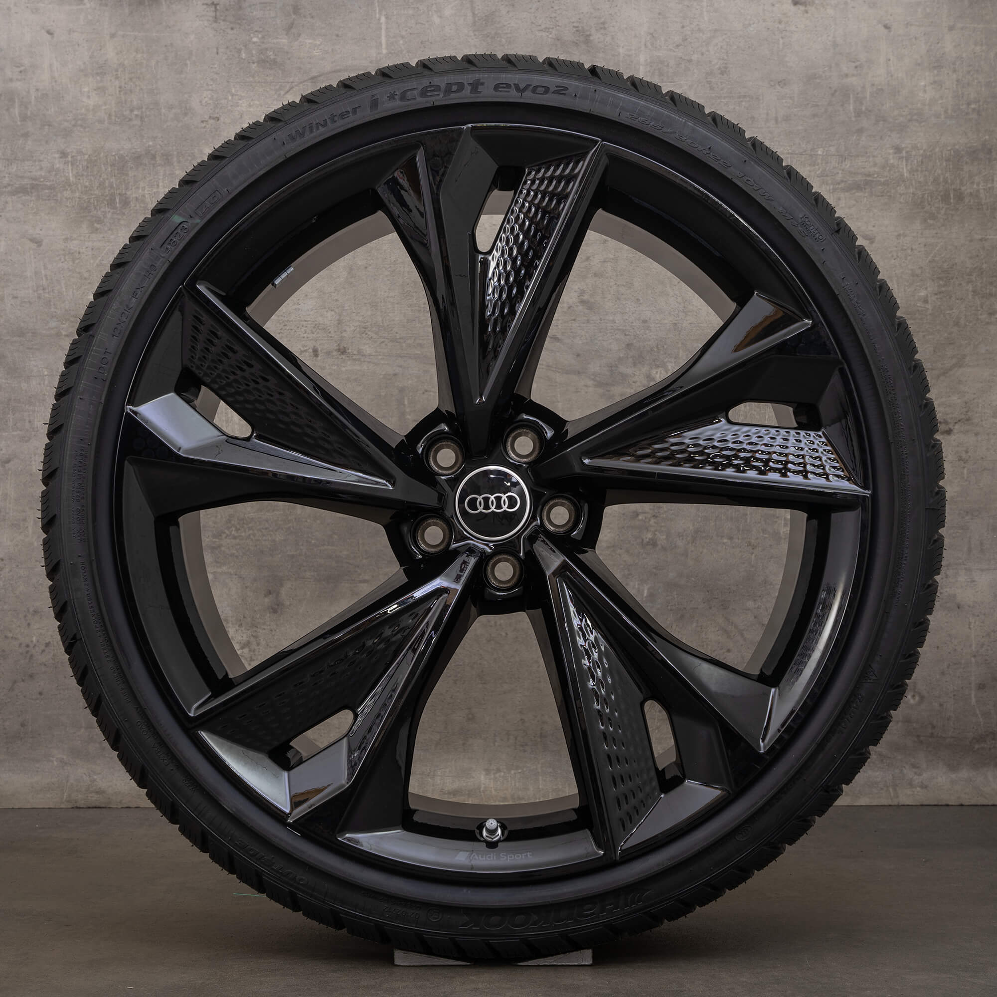 OEM Audi RS6 RS7 4K C8 summer tires rims 4K0601025DG trapeze black NEW