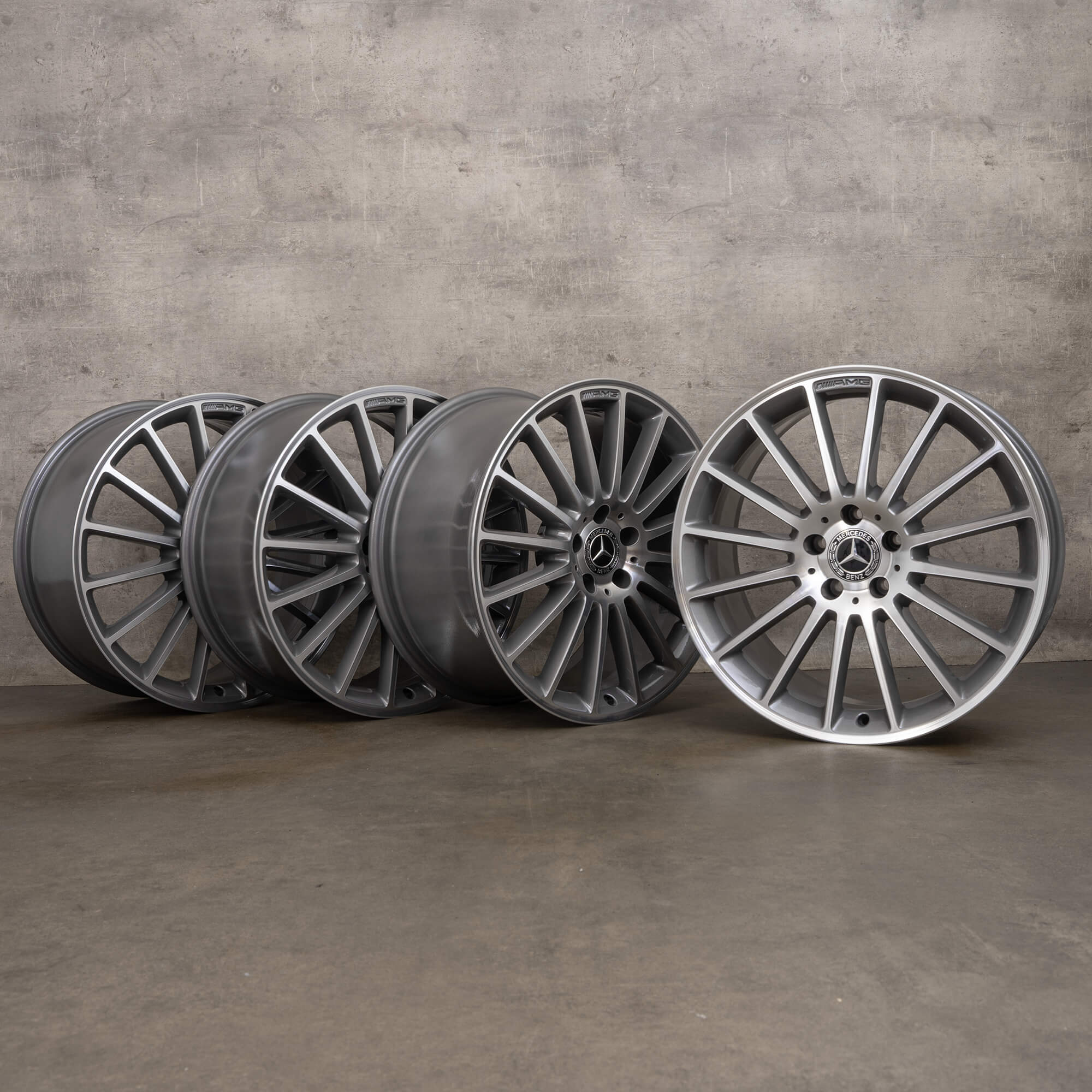 OEM AMG Mercedes S Class W221 & CL C216 19 inch rims A2214012202