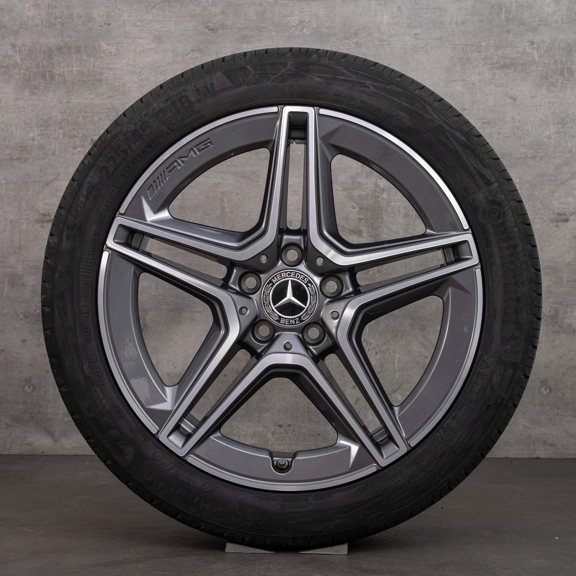 AMG Mercedes Benz A class W177 CLA X118 18 inch rims summer wheels ...