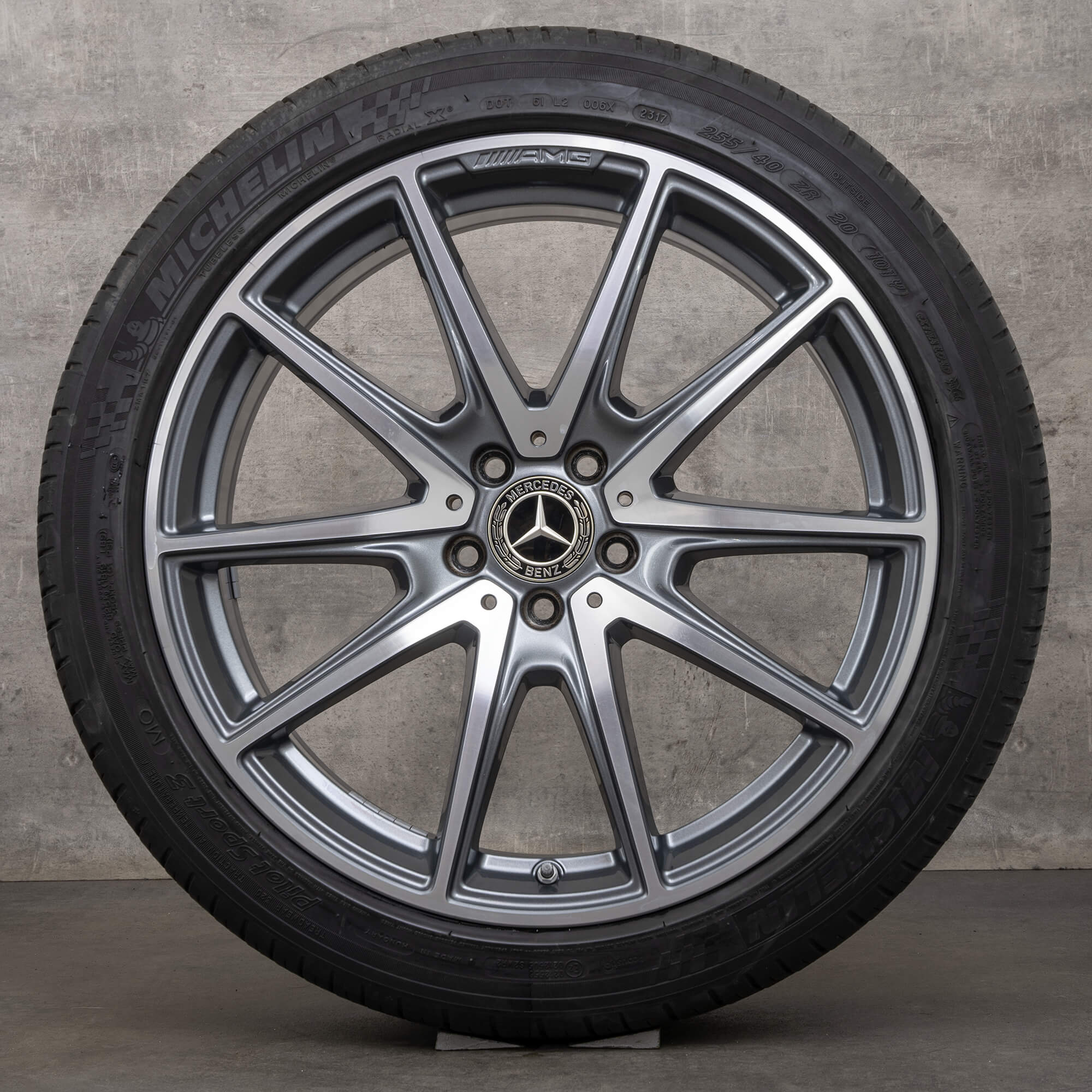 AMG Mercedes Benz S-Class W222 S63 S65 summer wheels 20 inch rims tires