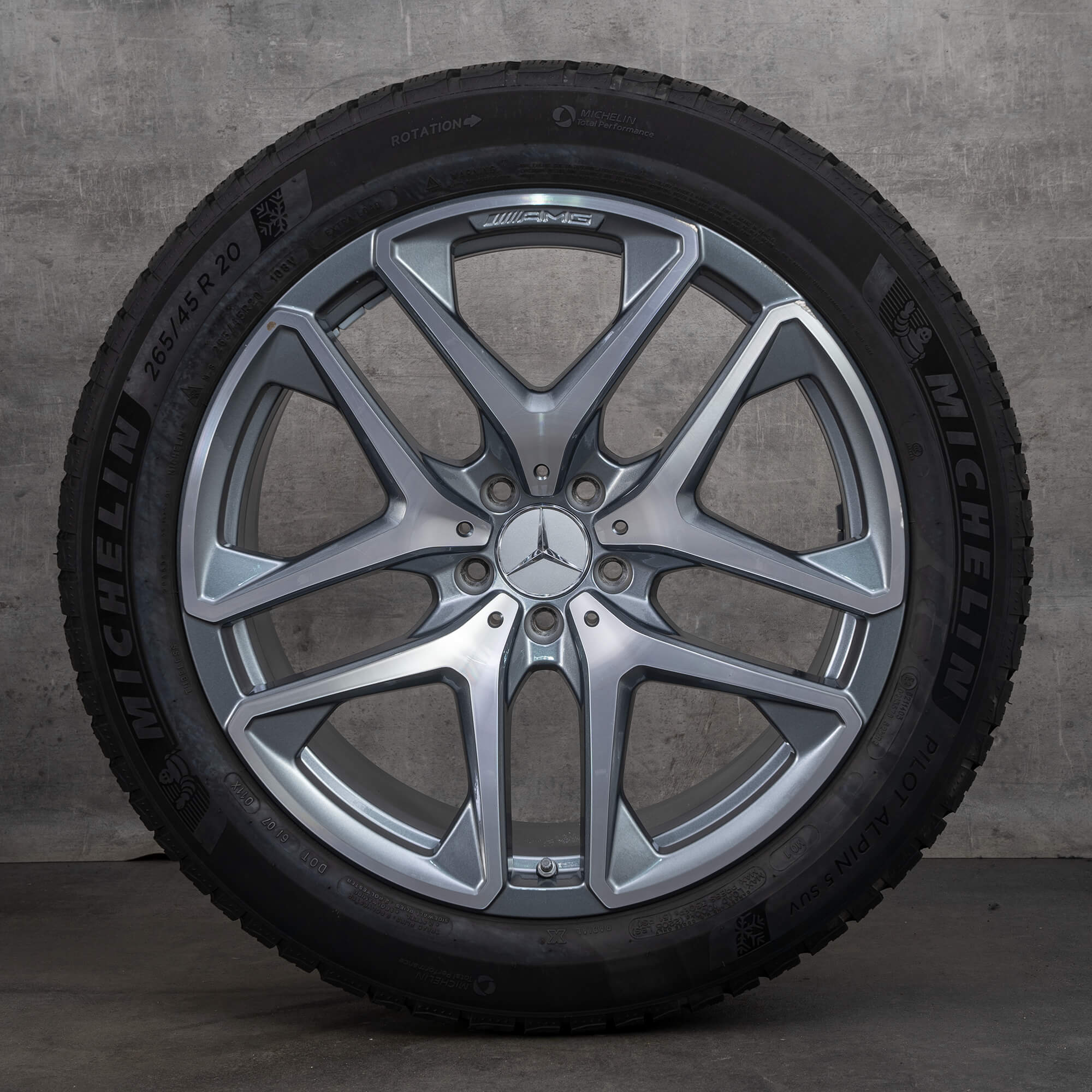 AMG GLC 63 W253 Mercedes winter wheels 20 inch rims tires 6-7 mm