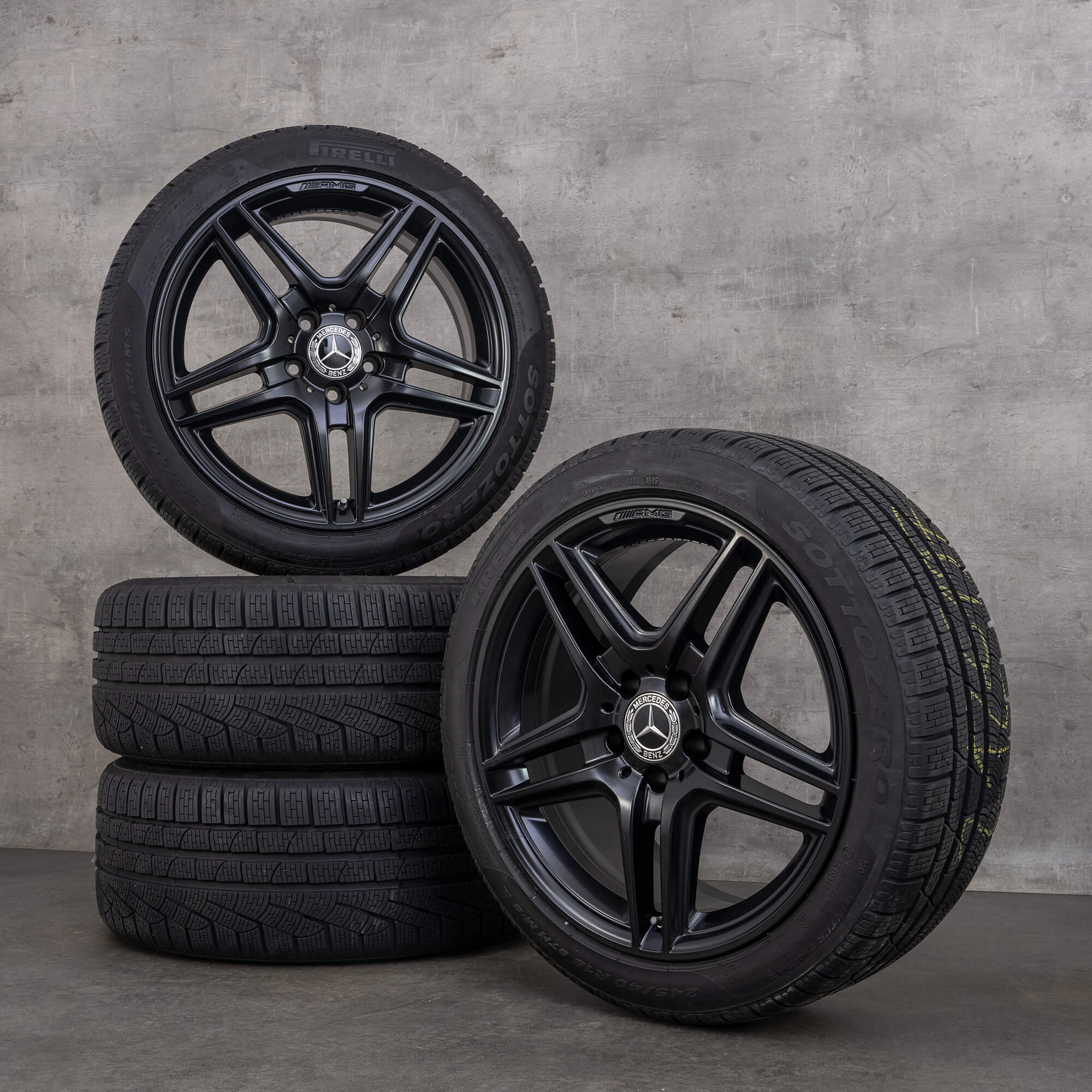 AMG 18 Zoll Mercedes E-Klasse W212 S212 Winterreifen Winterräder ...