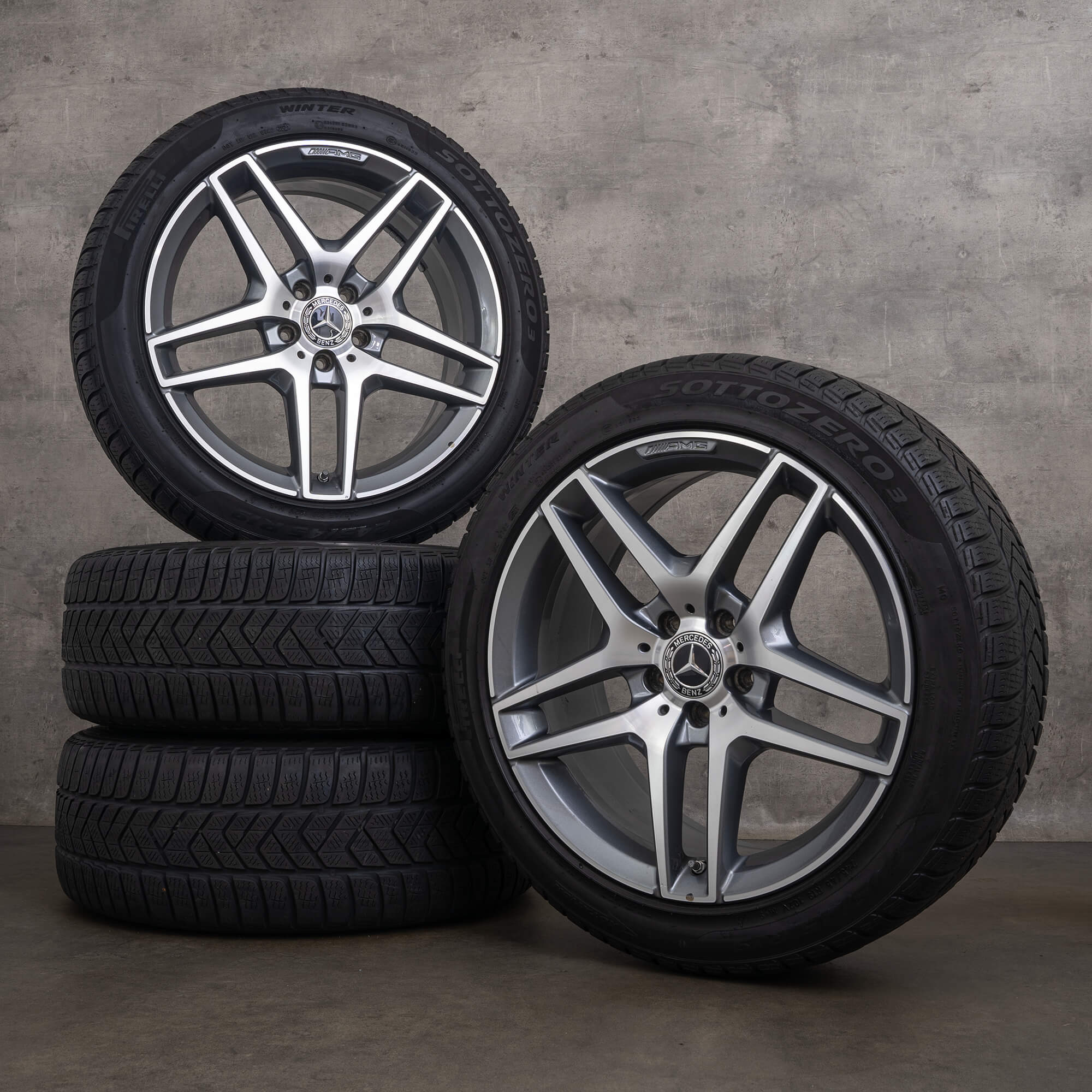 OEM Mercedes Benz AMG S Class rims 19 inch W222 A217 C217 winter wheels ...