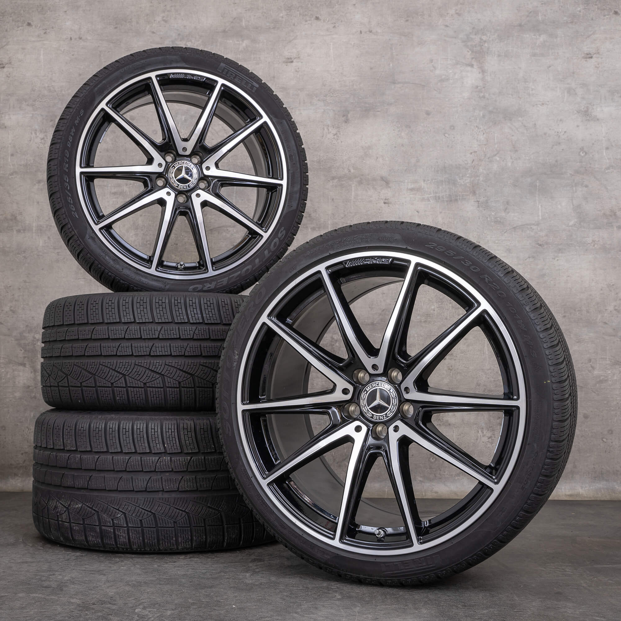 OEM AMG GT snow tire packages 19 20 inch R190 C190 Rims A1904010000 ...