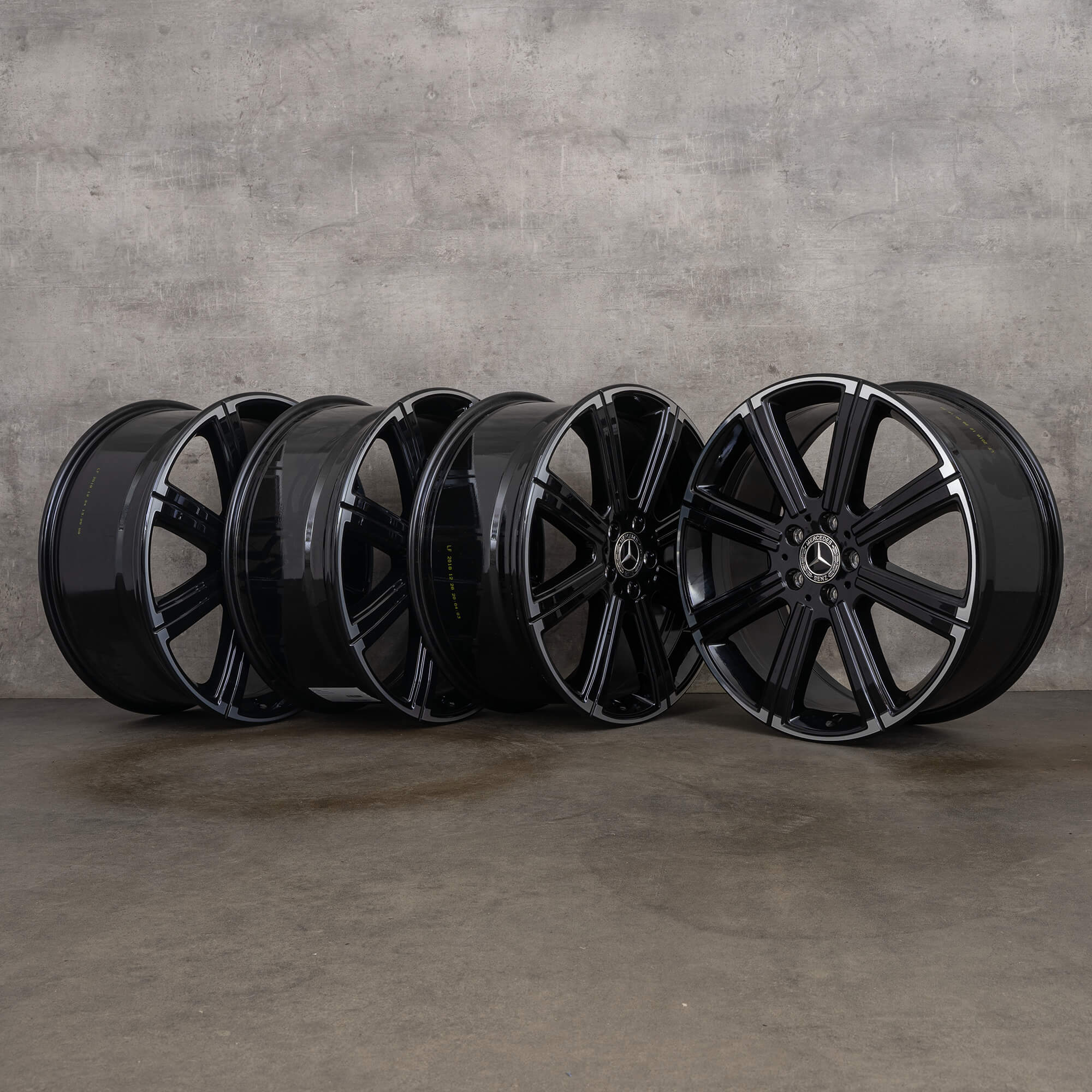 Original Mercedes Benz GLS Felgen 20 Zoll X167 A1674010900 schwarz ...