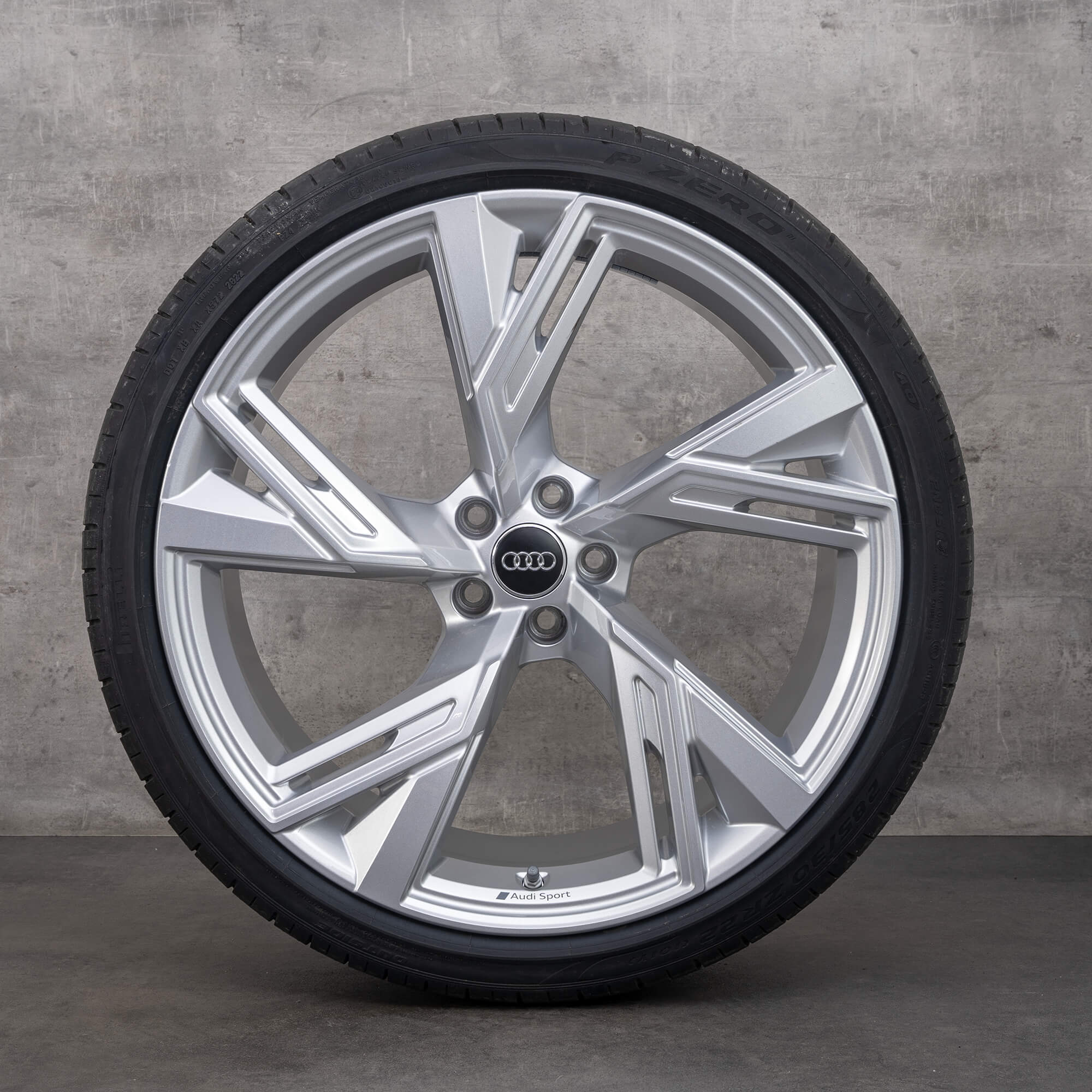 Audi 22 inch RS6 RS7 4K C8 trapezoid summer tires wheels 4K0601025R NEW