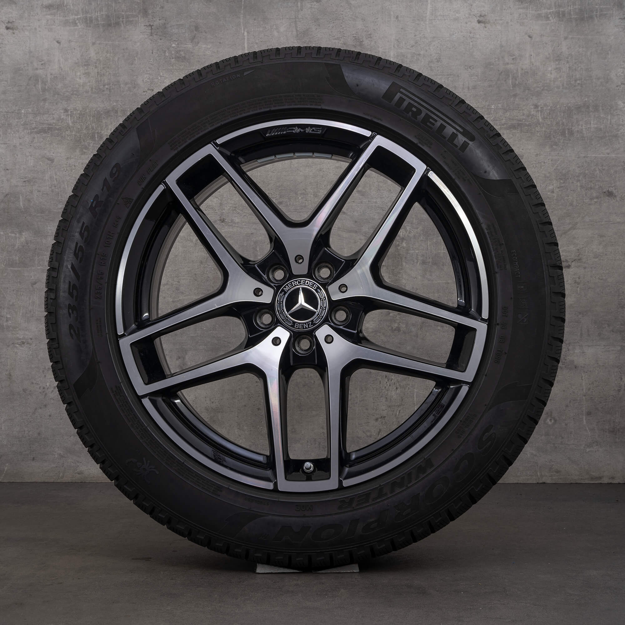 AMG Mercedes GLC Coupé C253 X253 winter tires 19 inch OEM wheels