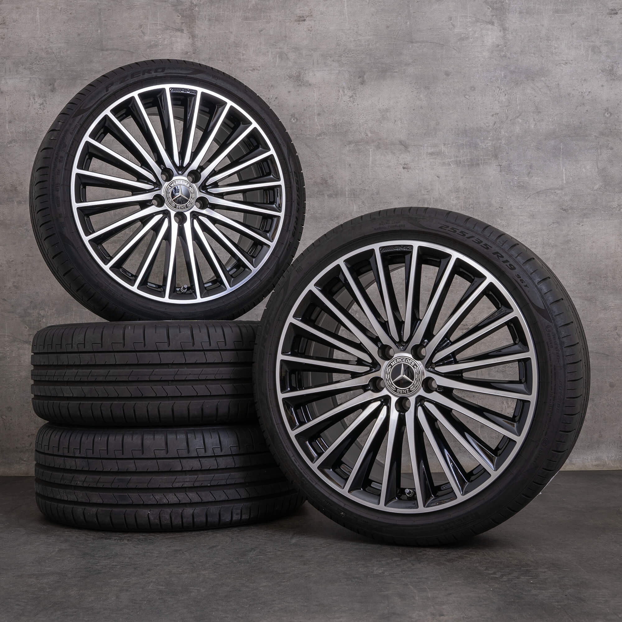 Originele Mercedes C-Klasse AMG velgen 19 inch W206 S206 zomerwielen ...
