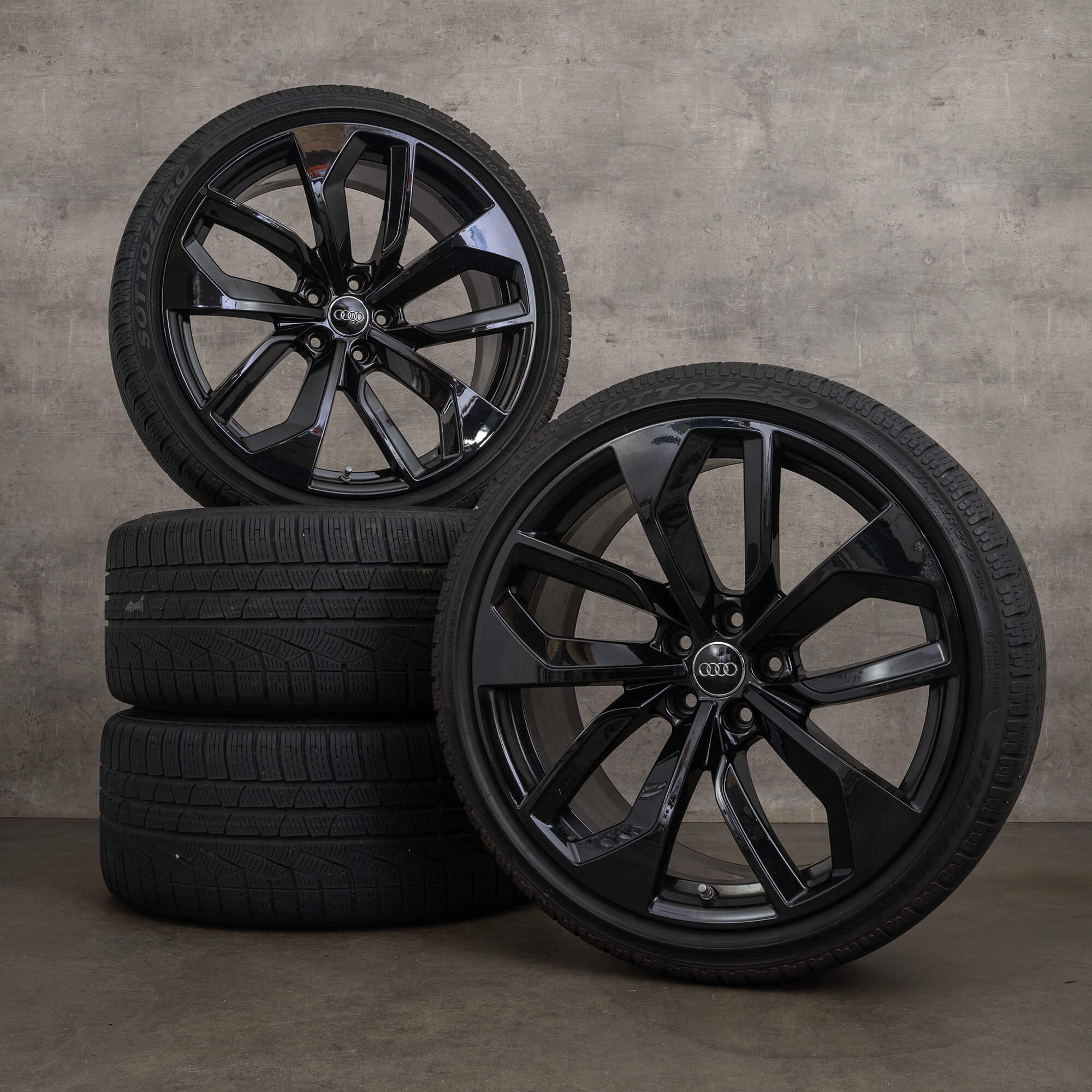 OEM Audi RS4 RS5 winter wheels 20 inch 8W B9 rims Edge 8W0601025DB black