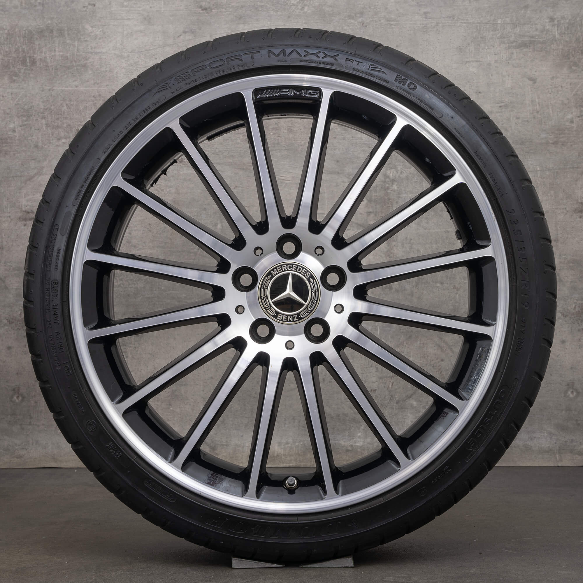 AMG Mercedes Benz A45 CLA45 W176 W117 sommerhjul 19-tommers felger ...