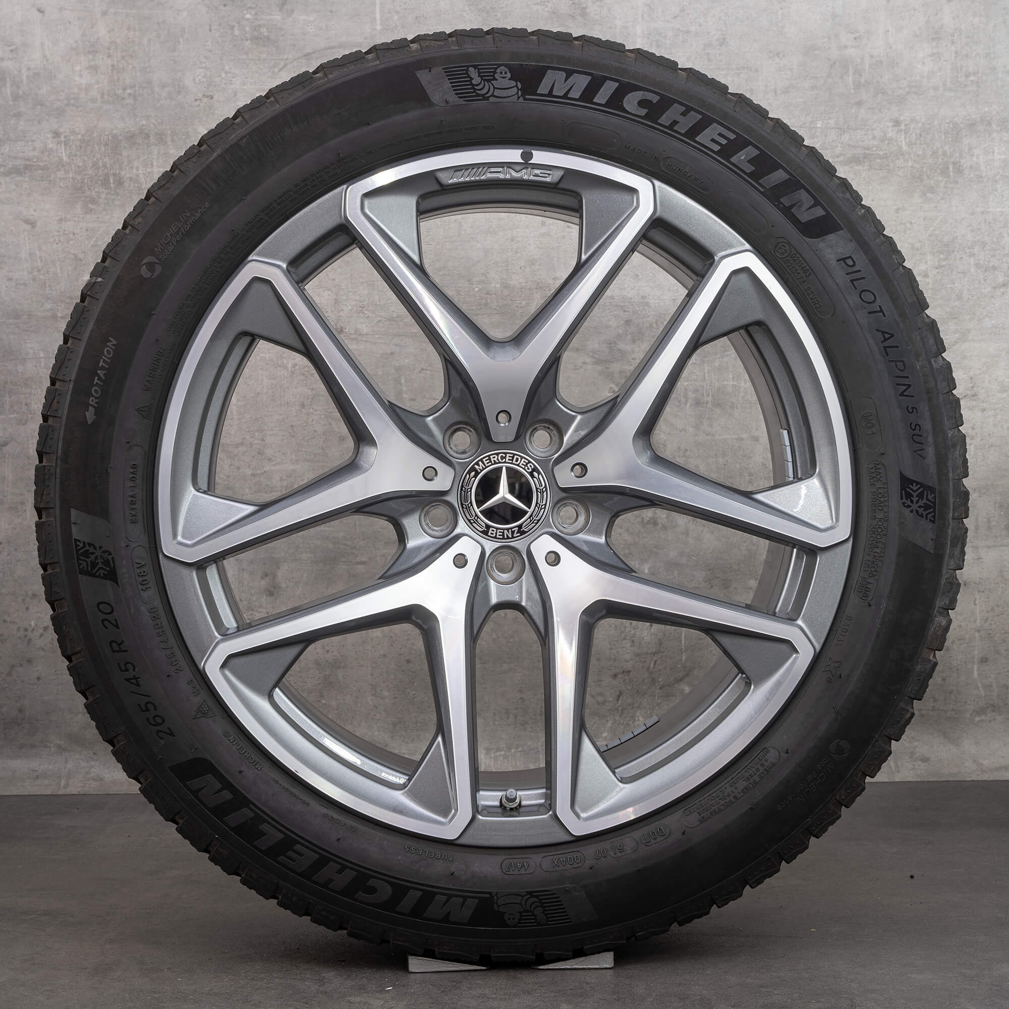 AMG Mercedes GLC 63 X253 W253 20 inch alloy rims winter tires wheels
