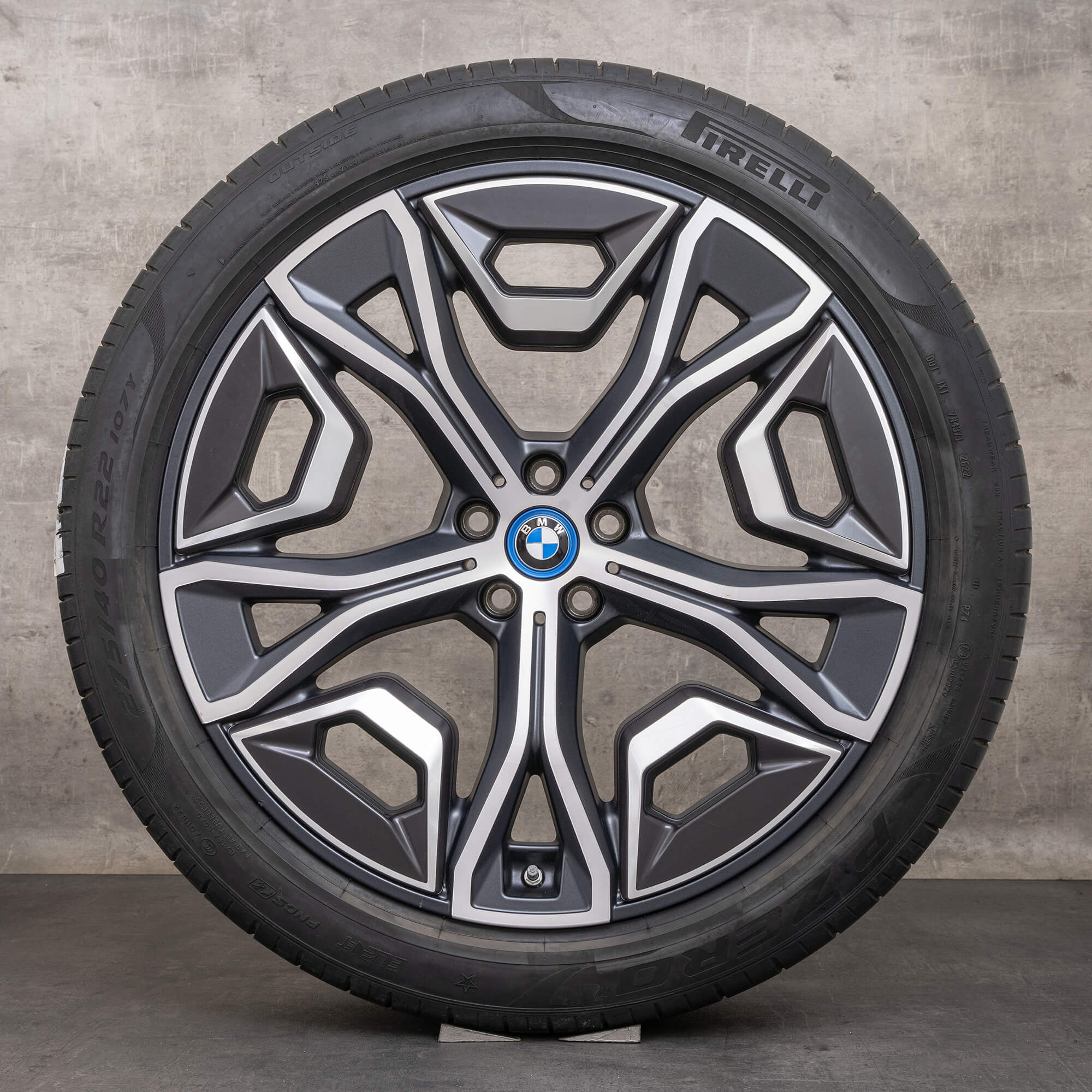 Originele BMW iX velgen 22 inch i20 zomerwielen styling 1021 5A02659 ...