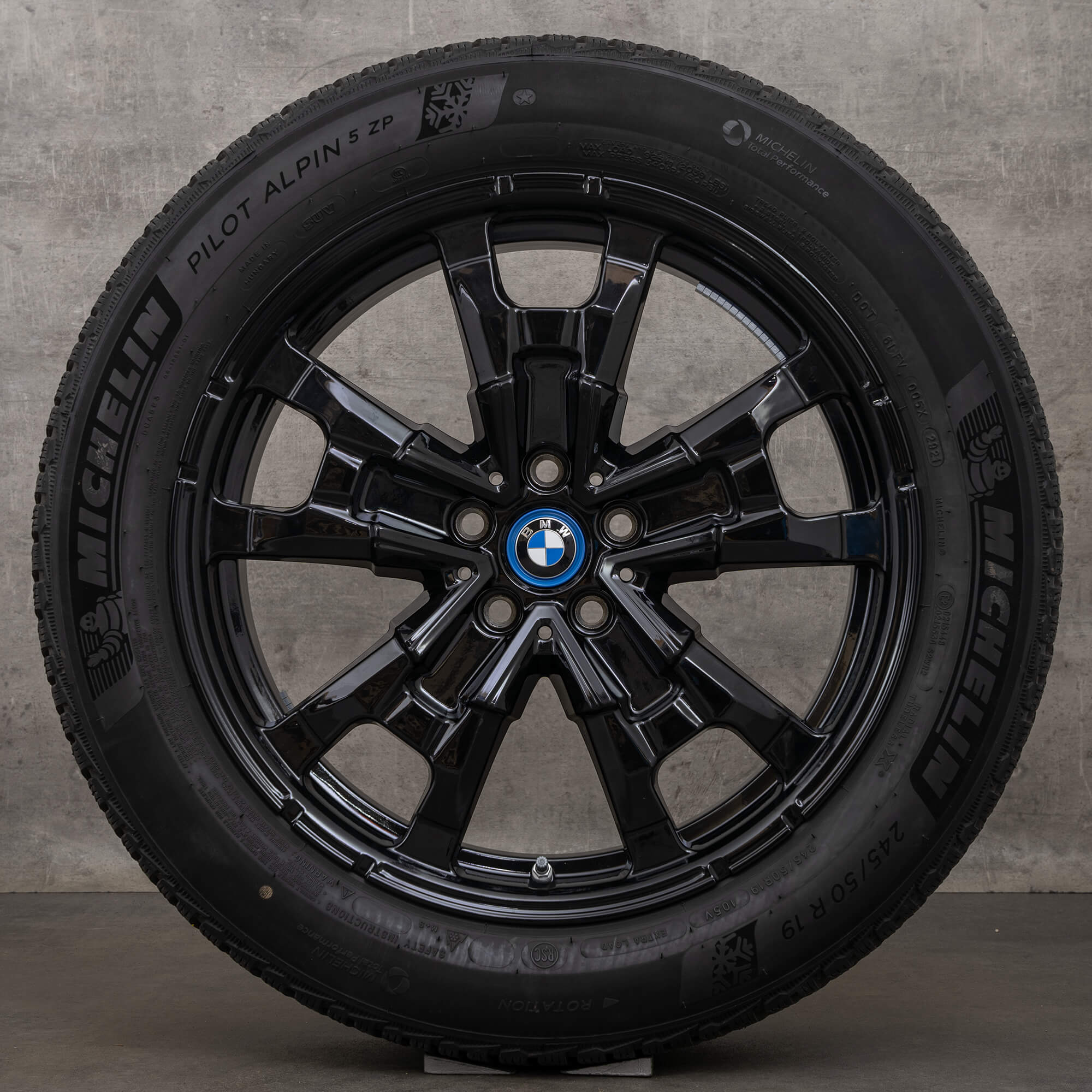 BMW iX3 G08 winter wheels 19 inch rims 842 tires 6895627 jet black