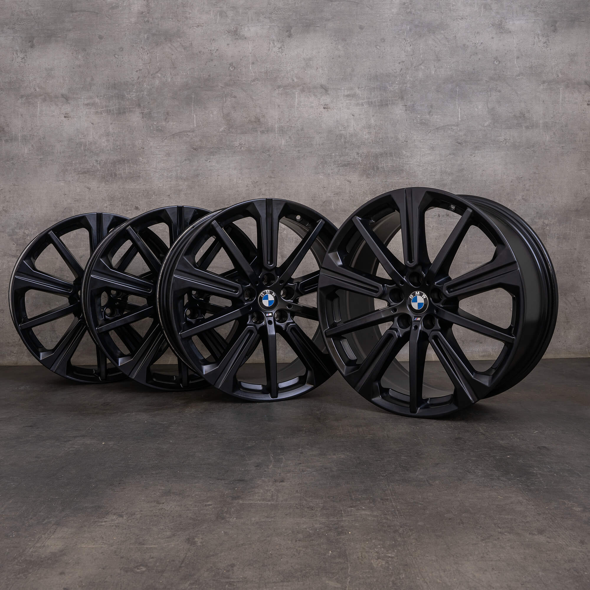 OEM BMW X5 X6 Rims 20 inch G05 G06 Styling 748 M 6883765 black matt