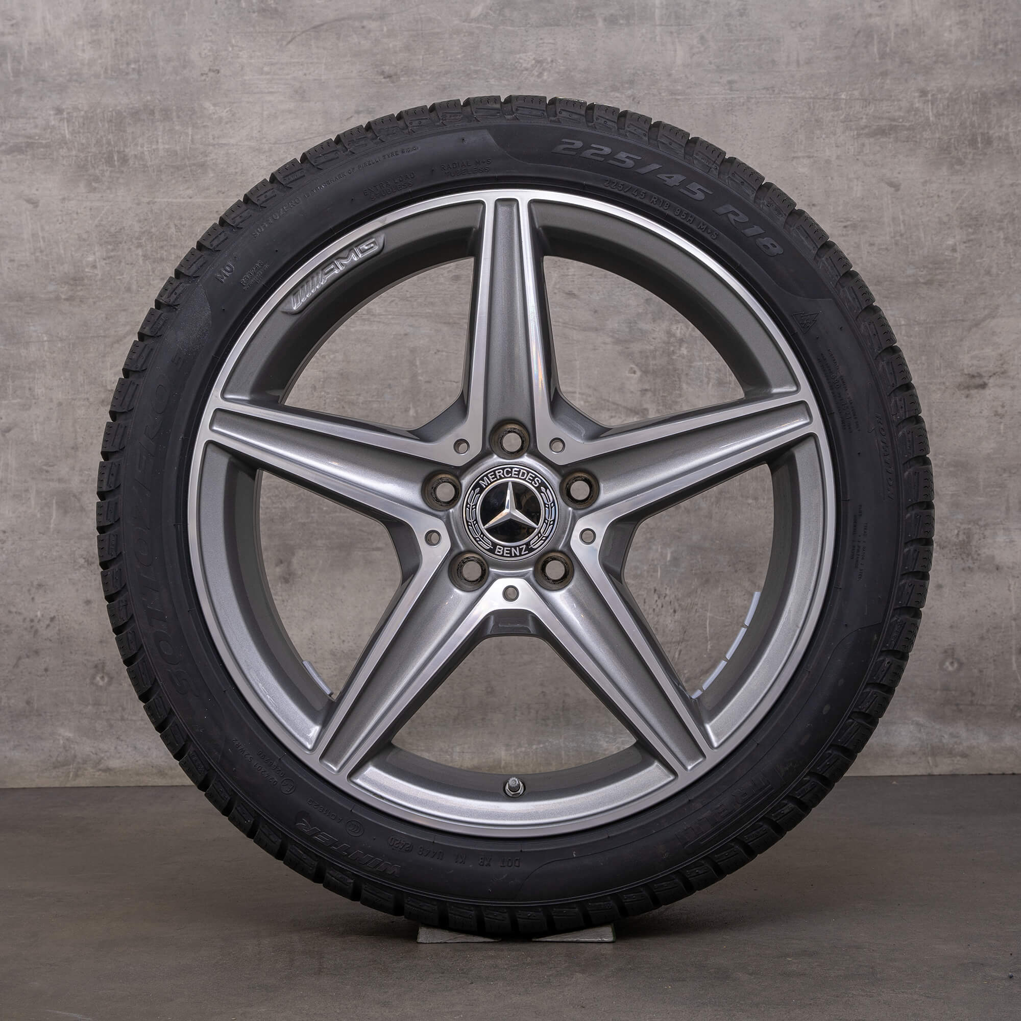 OEM Mercedes Benz C-Class AMG winter wheels 18 inch W205 S205 C205 A205 ...