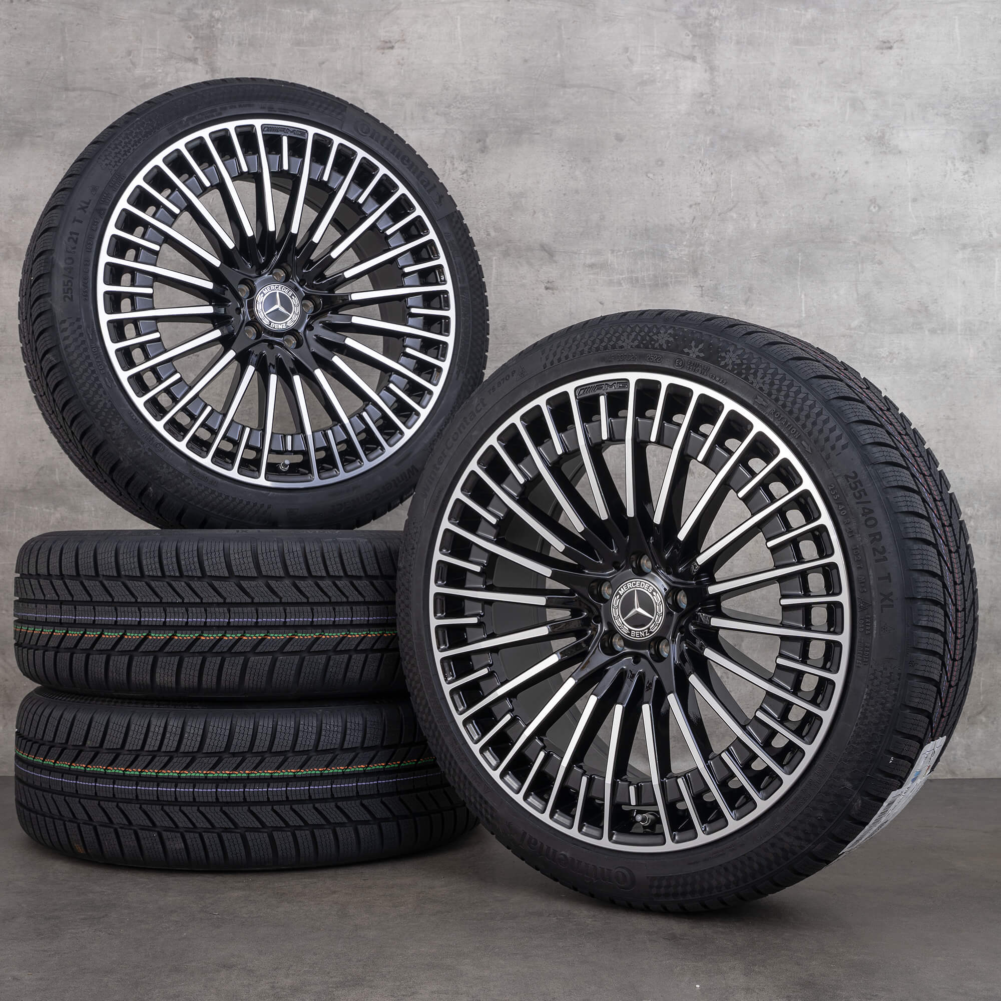 AMG 21 tommer fælge Mercedes Benz EQC N293 alu vinterhjul vinterdæk NYHED