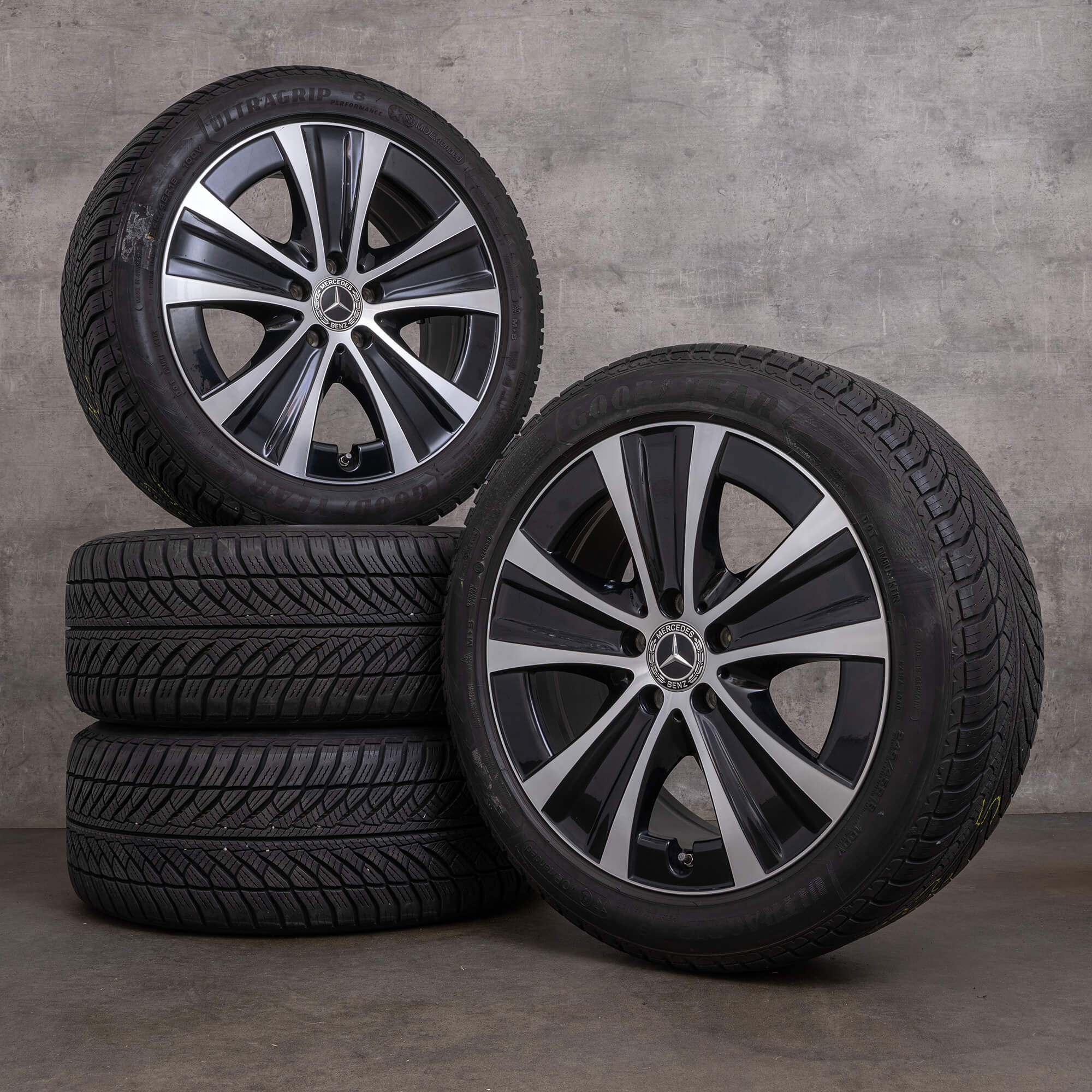 Original Mercedes Benz E-Klass vinterdäck 18 tum W213 S213 C238 A238 7 ...