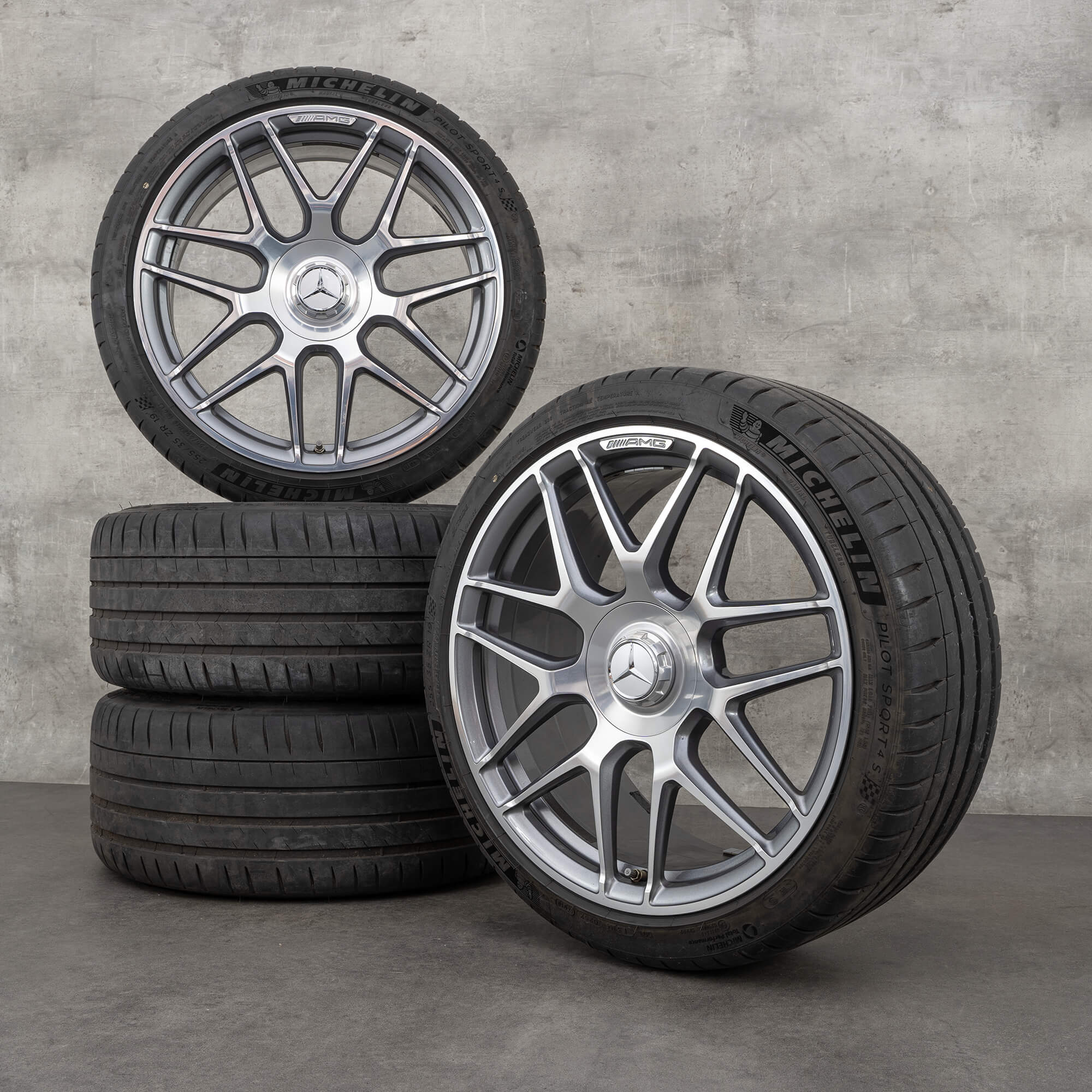 AMG 19 inch rims Mercedes CLA45 C118 X118 summer tires summer wheels ...