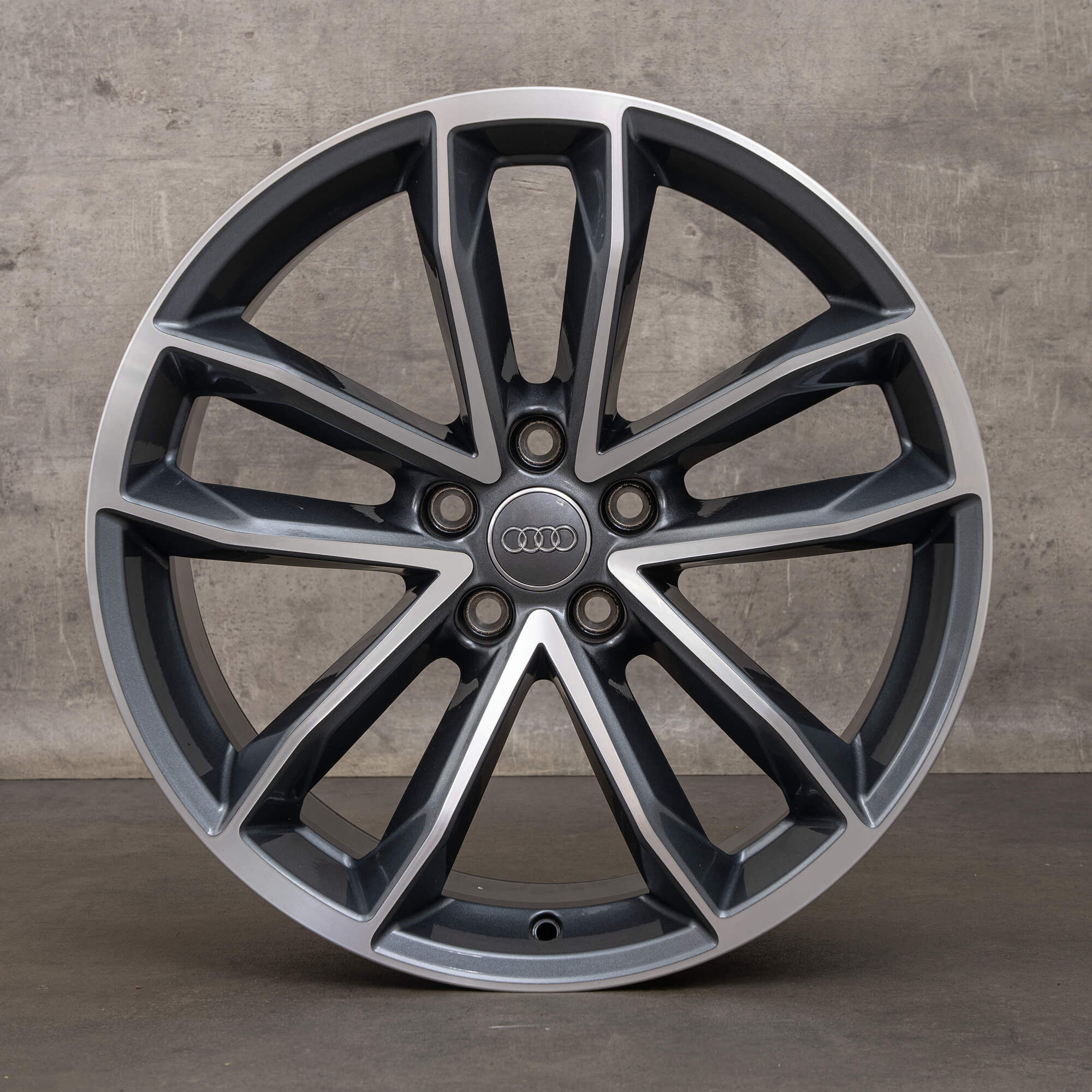 Audi A5 S5 B9 8W 19 inch Cavo rims 8W0601025DF graphite grey bicolor ...