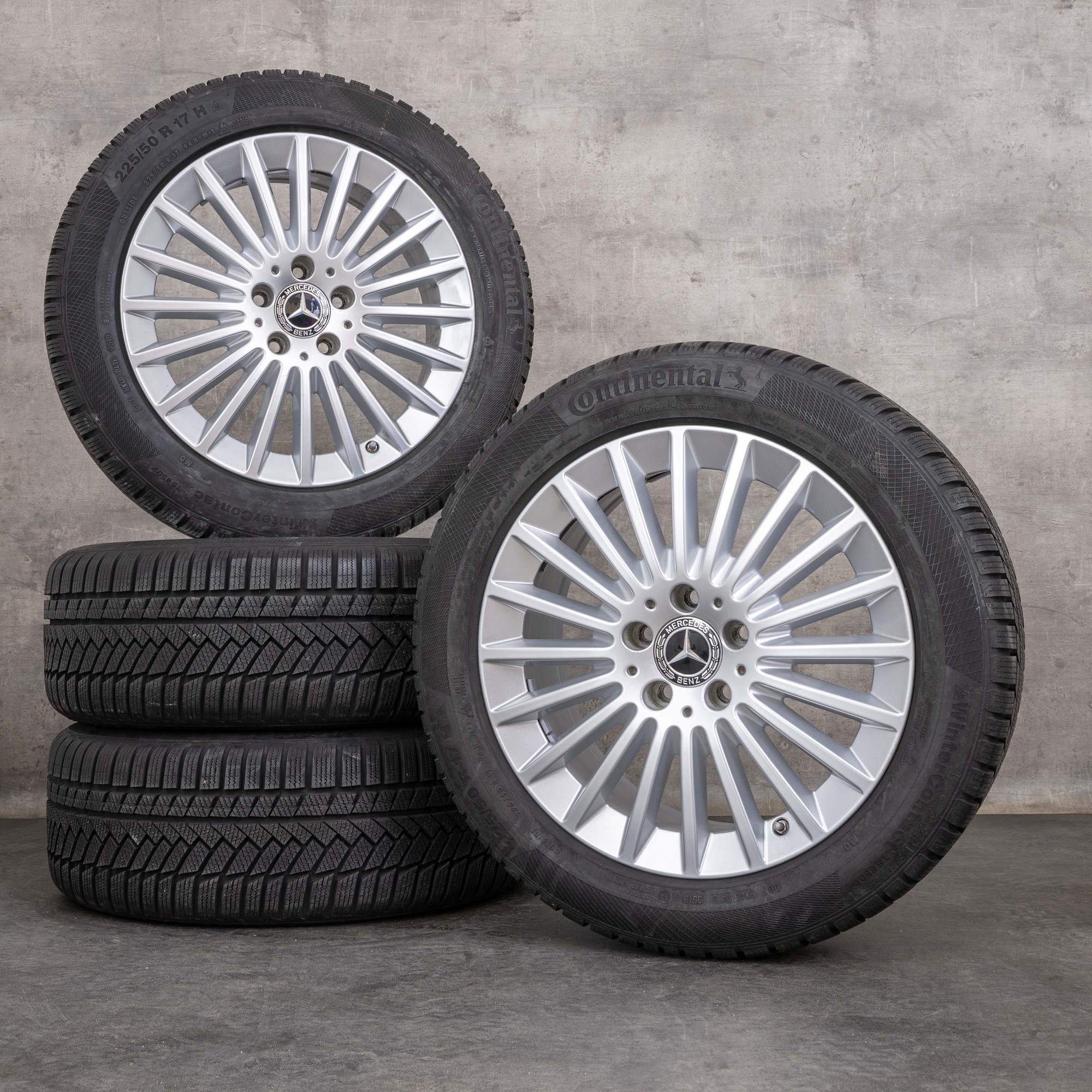 Original Mercedes Benz C-Klasse Winterräder 17 Zoll W205 S205 Felgen ...