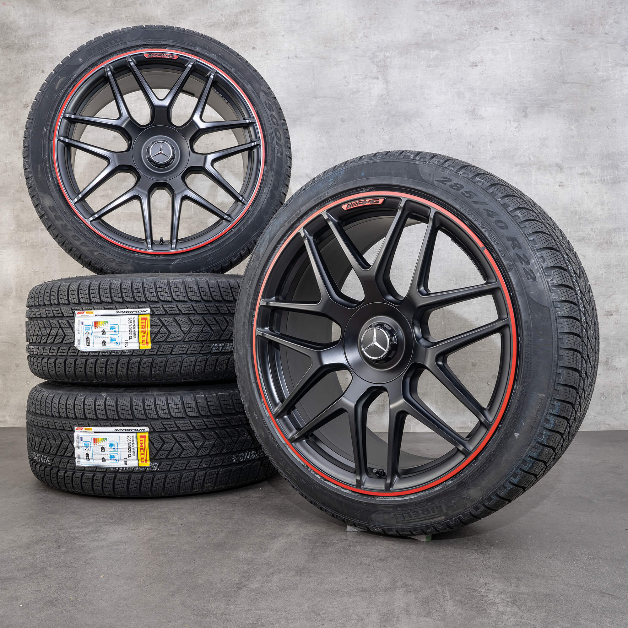 AMG 22 inch Mercedes rims G-Class G63 W463A winter wheels A4634012000