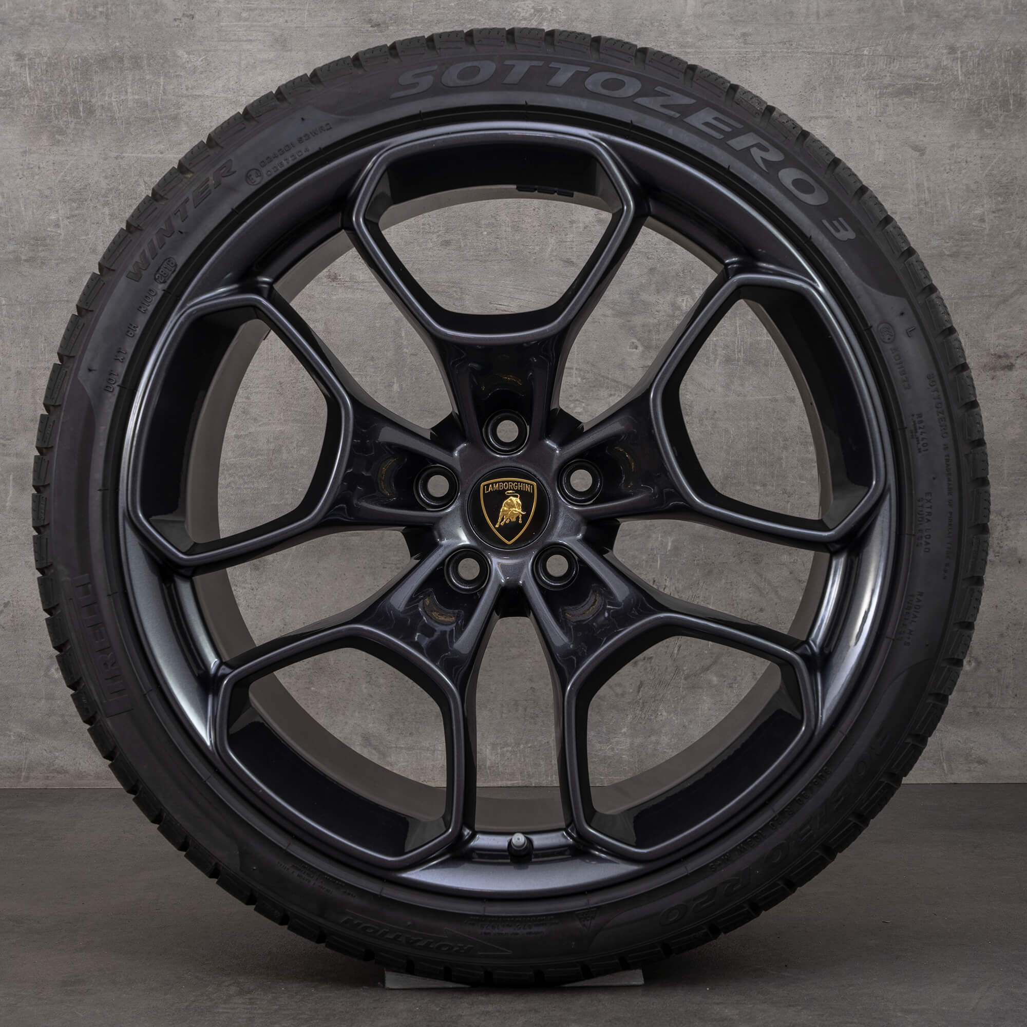 Lamborghini 20 inch Huracan rims Giano alloy winter tires wheels