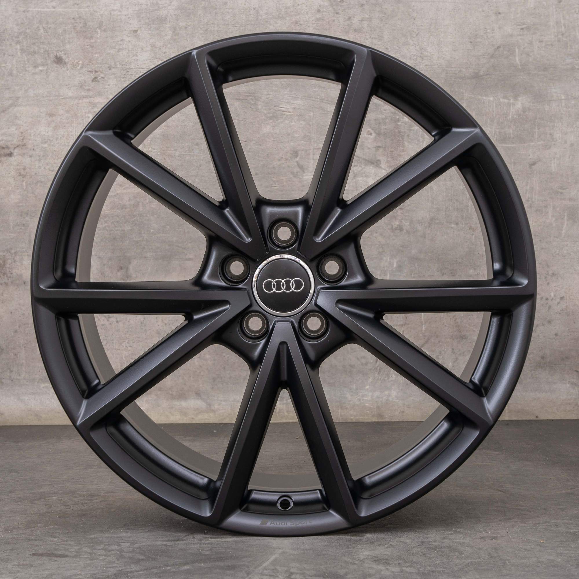 Original Audi TT TT S TT RS Felgen 20 Zoll 8S 8S0601025P schwarz matt