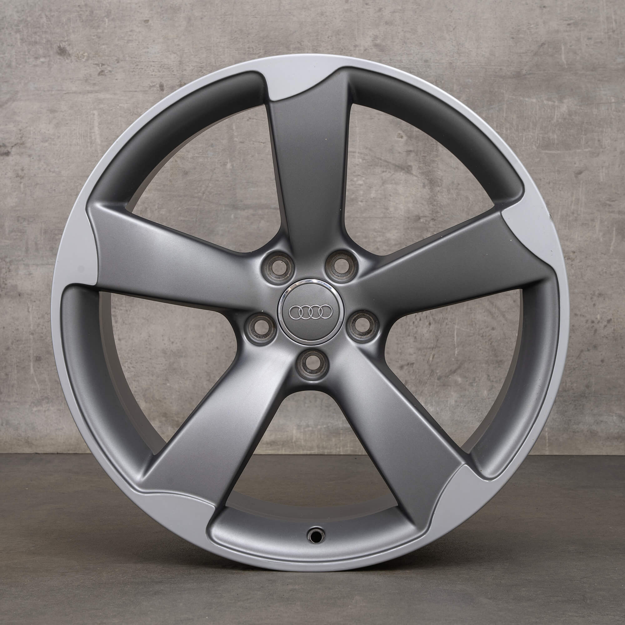 Audi A5 S5 8T 8F B8 19 inch rims rotor 8T0601025BE anthracite, high-sheen