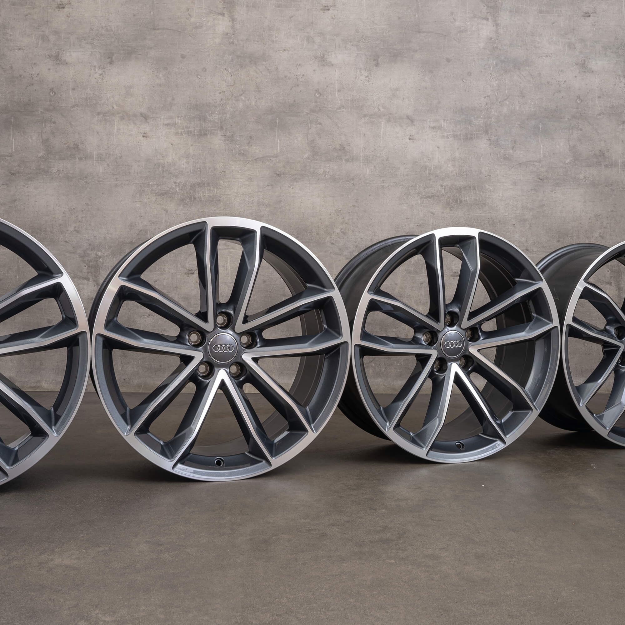 Audi A5 S5 B9 8W 19 inch Cavo rims 8W0601025DF graphite grey bicolor ...