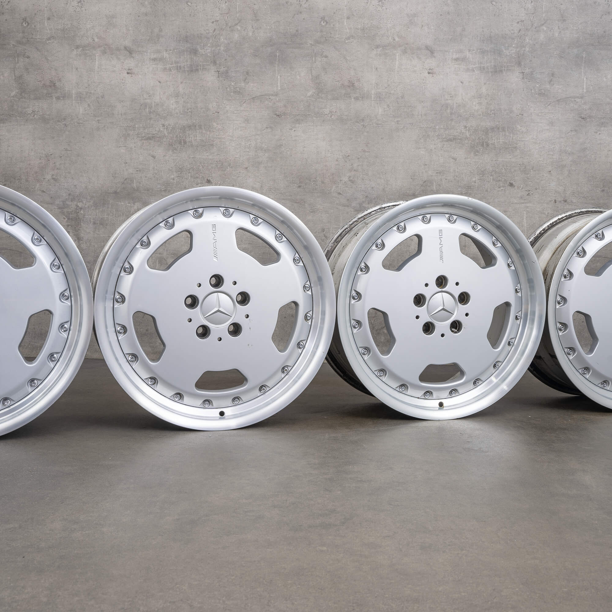 Mercedes Benz S-Class W140 18 inch rims Aero II HWA1404000102 silver chrome