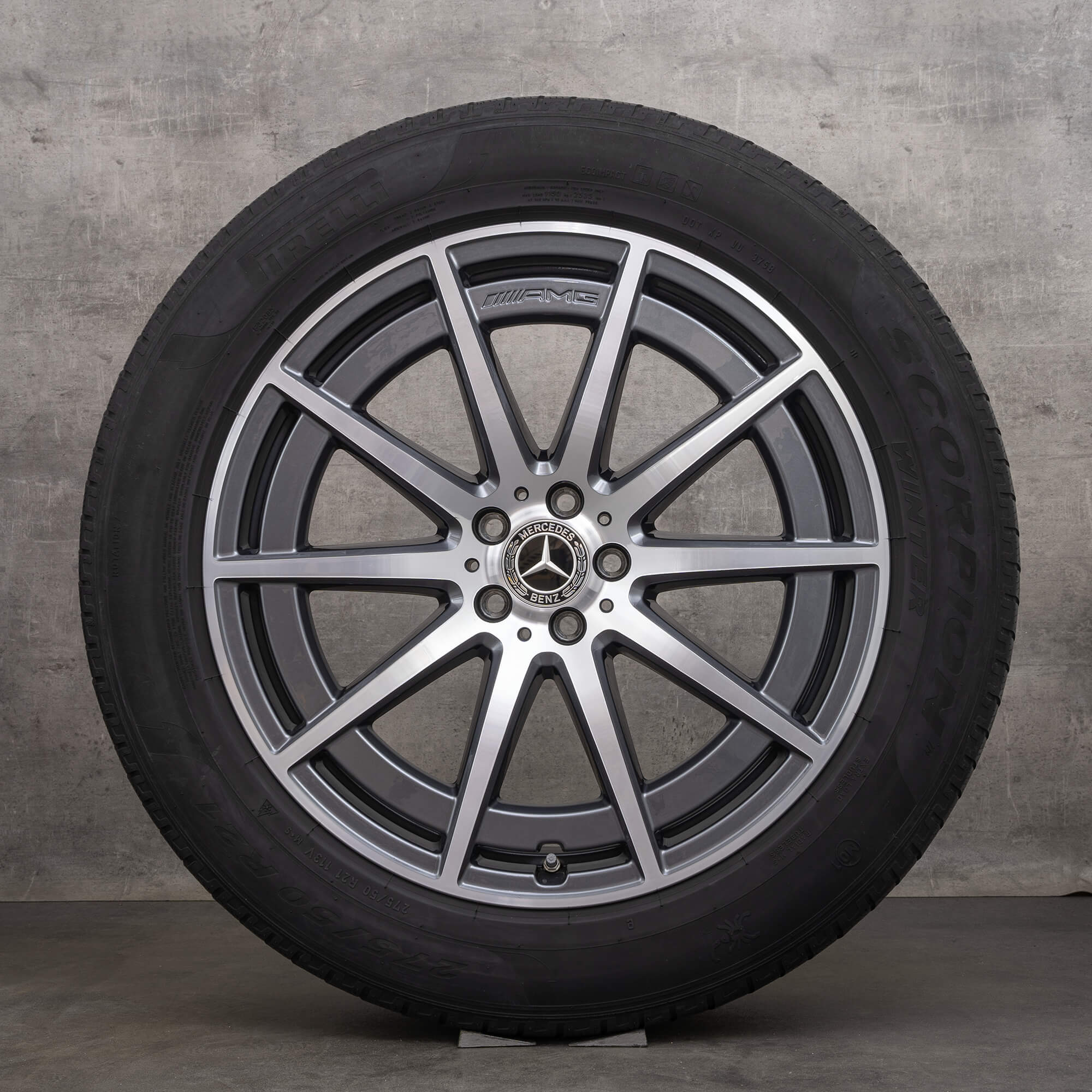 AMG Mercedes Benz GLS 63 X167 winter wheels 21 inch rims tires