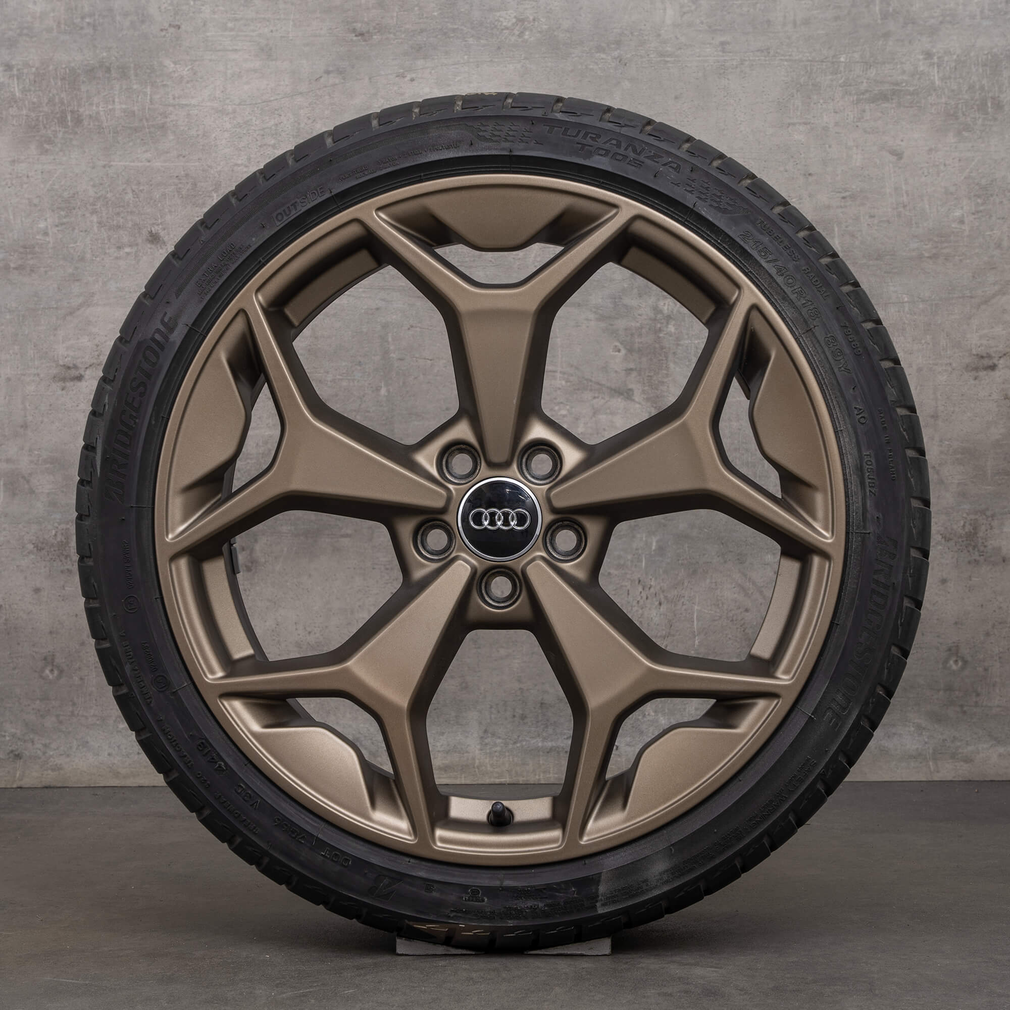Audi A1 II rims GB Sportback bronze summer tires 18 inch 82A601025AK
