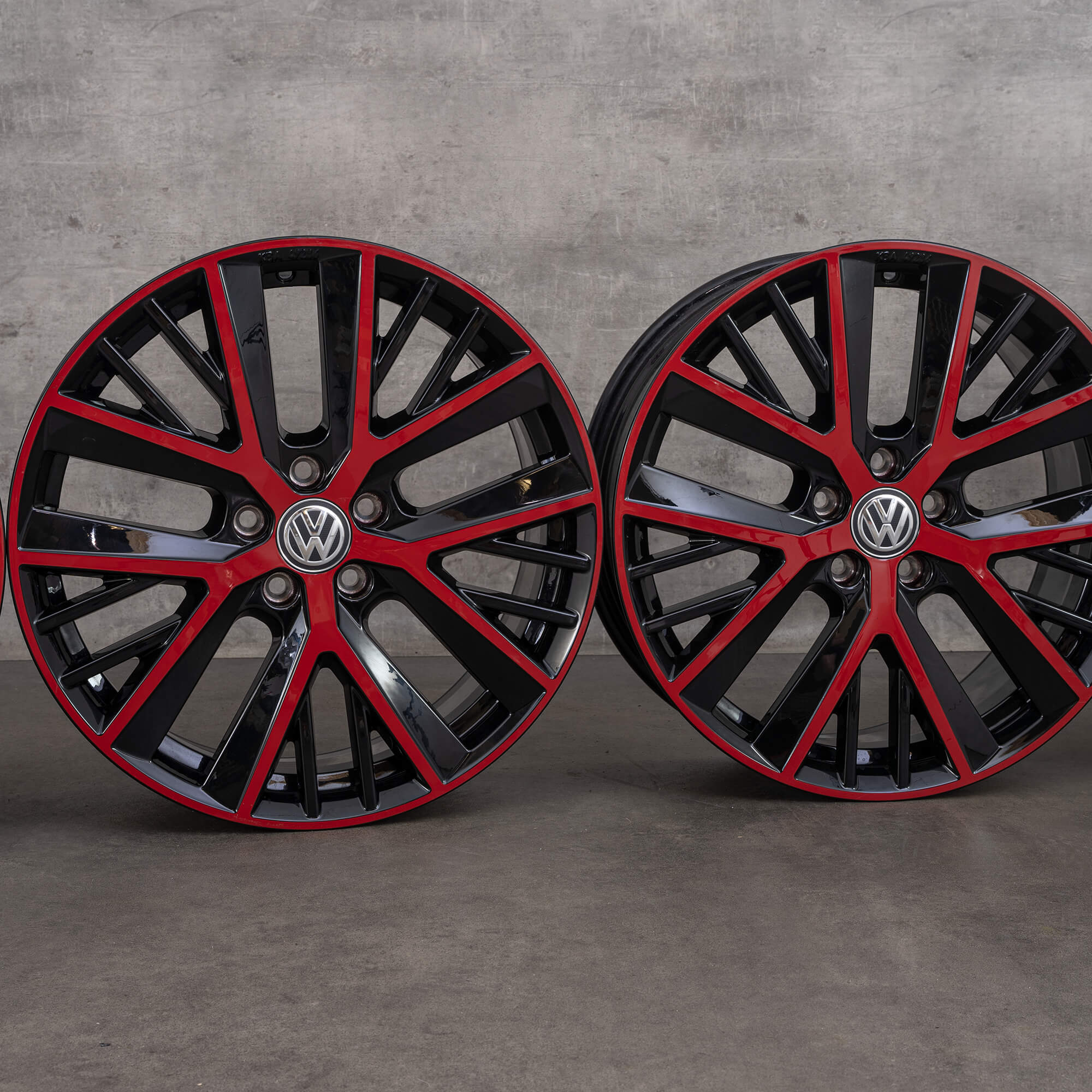 VW 19 inch rims Golf 7 6 GTI GTD Twinspoke 5G0071499 aluminum NEW