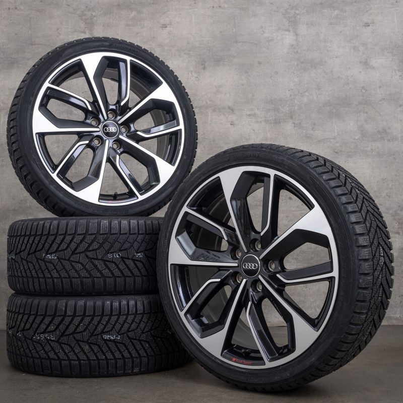 OEM Audi A3 S3 snow tire packages 19 inch 8V 8Y Rims 8Y0601025CS Edge titanium polished