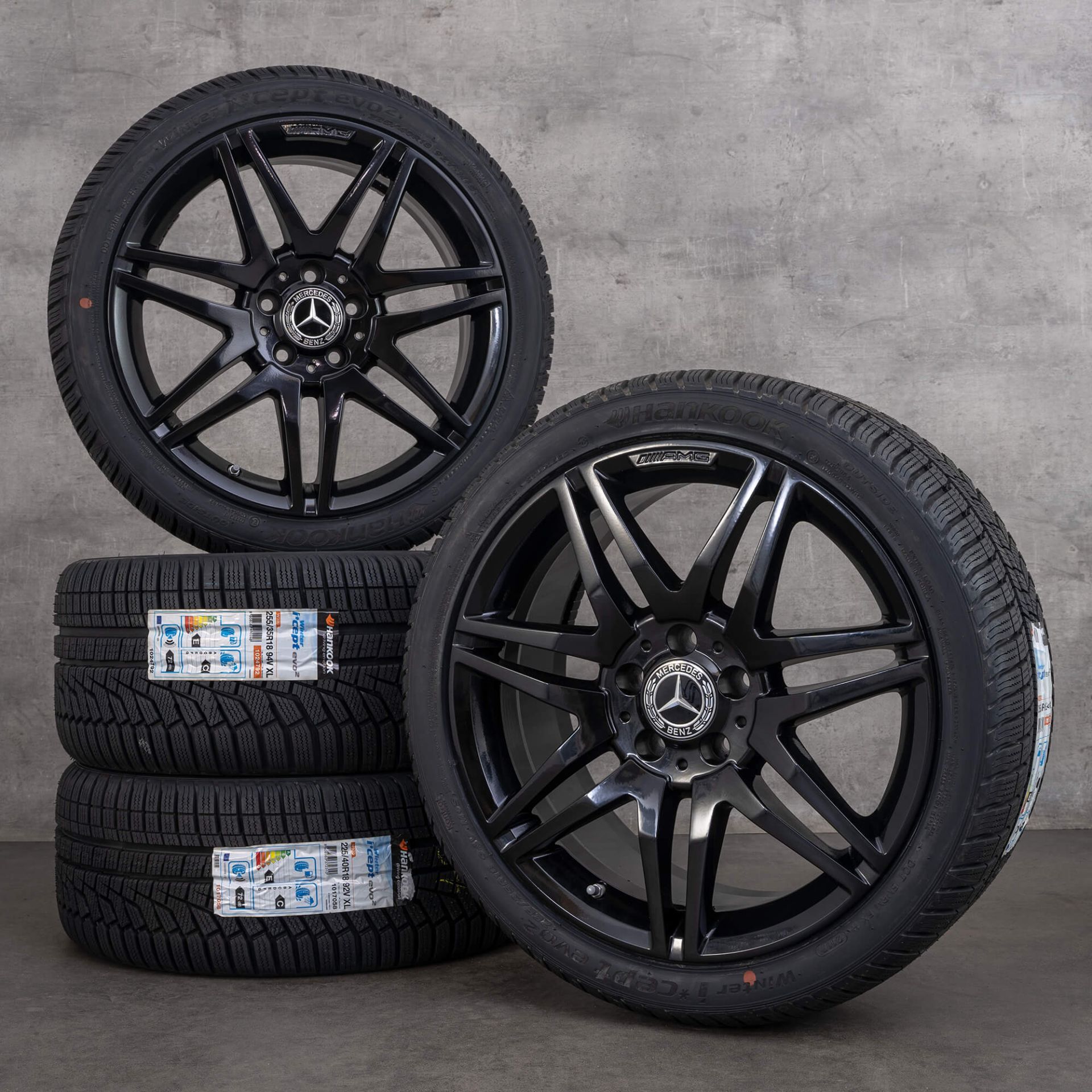 AMG Mercedes C-Class W204 S204 C204 winter wheels 18 inch tires rims