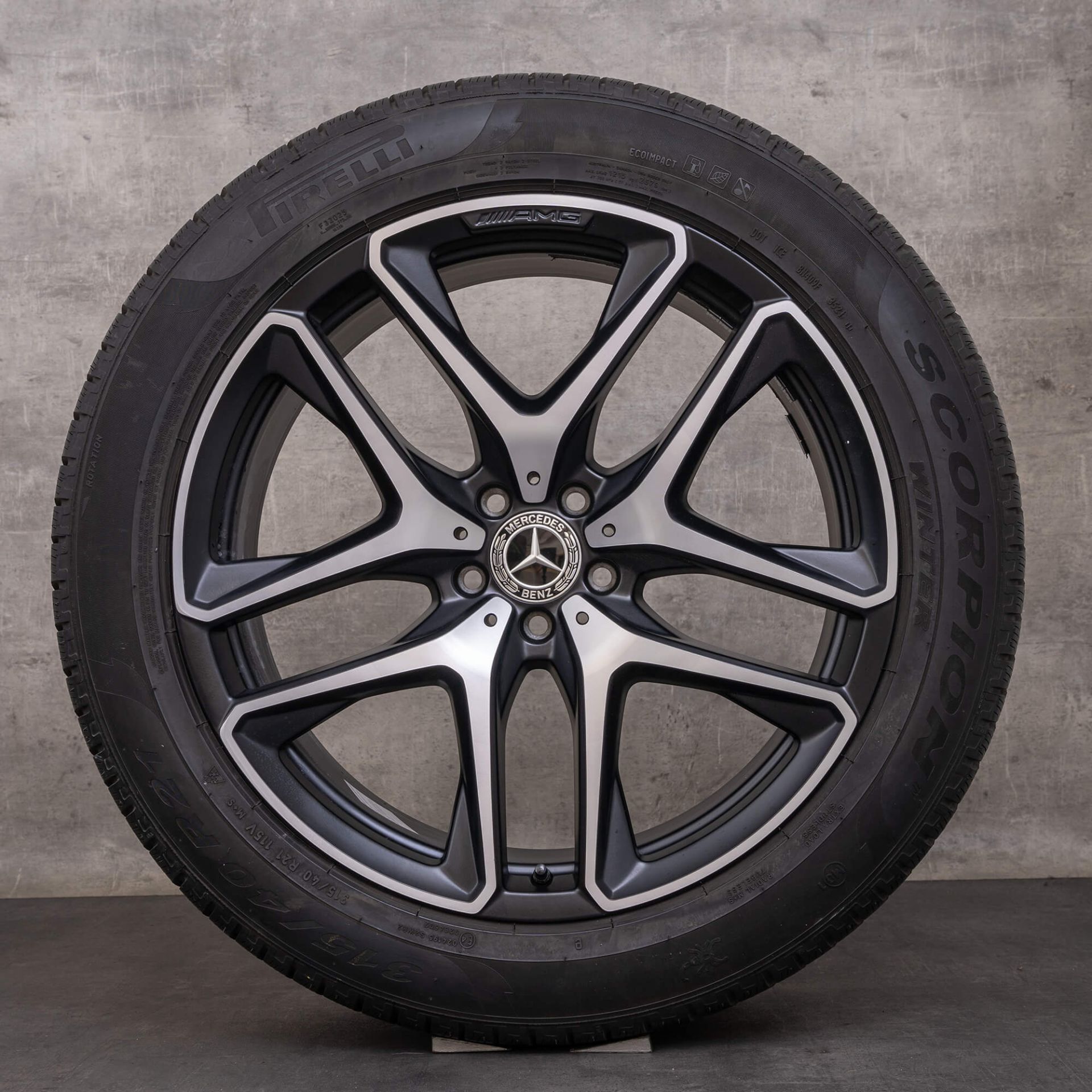 Original Mercedes Benz GLE 53 63 AMG 4Matic+ Winterräder 21 Zoll X167 ...