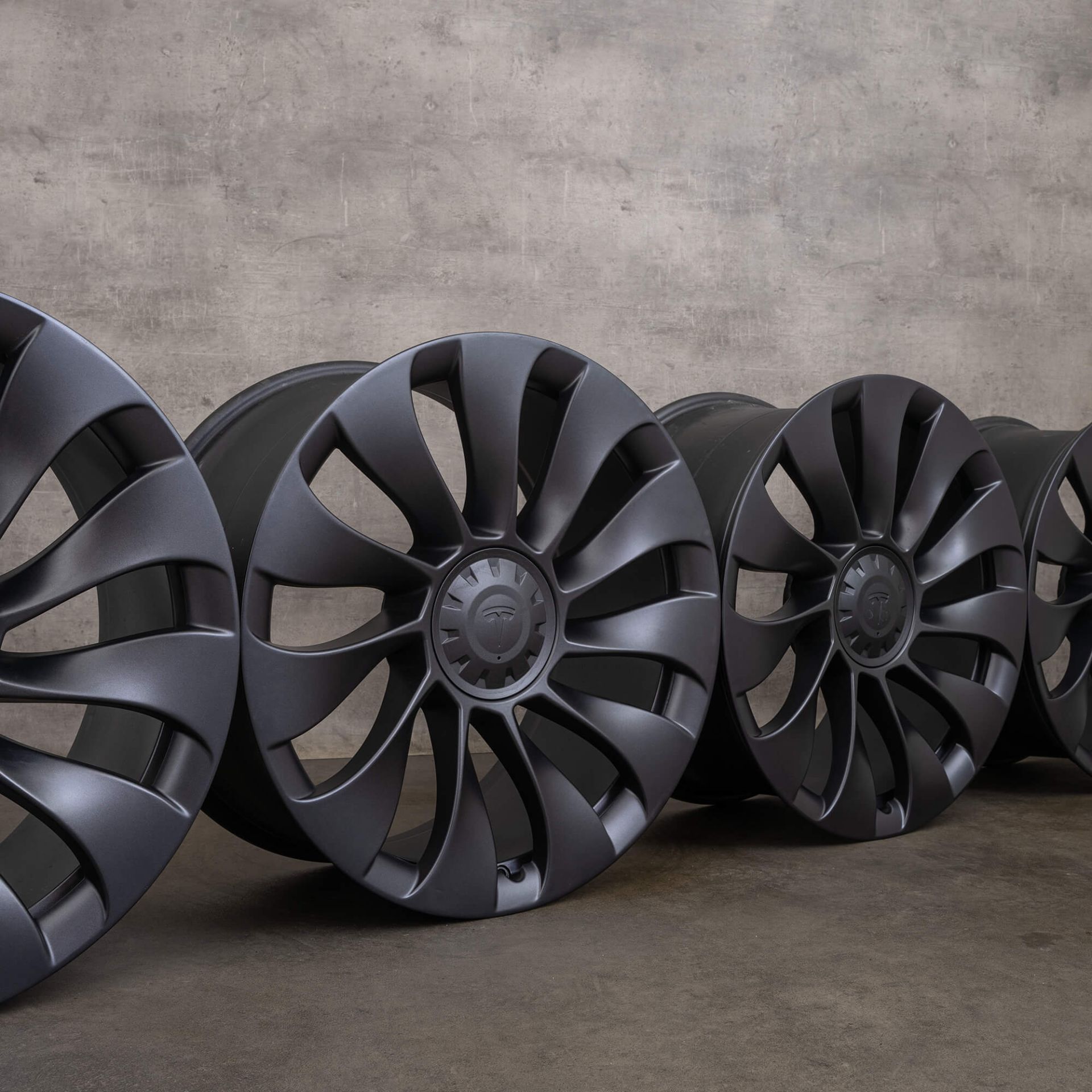Tesla Model Y 21 inch rims Überturbine grey 1188226-00-C 1188227-00-C