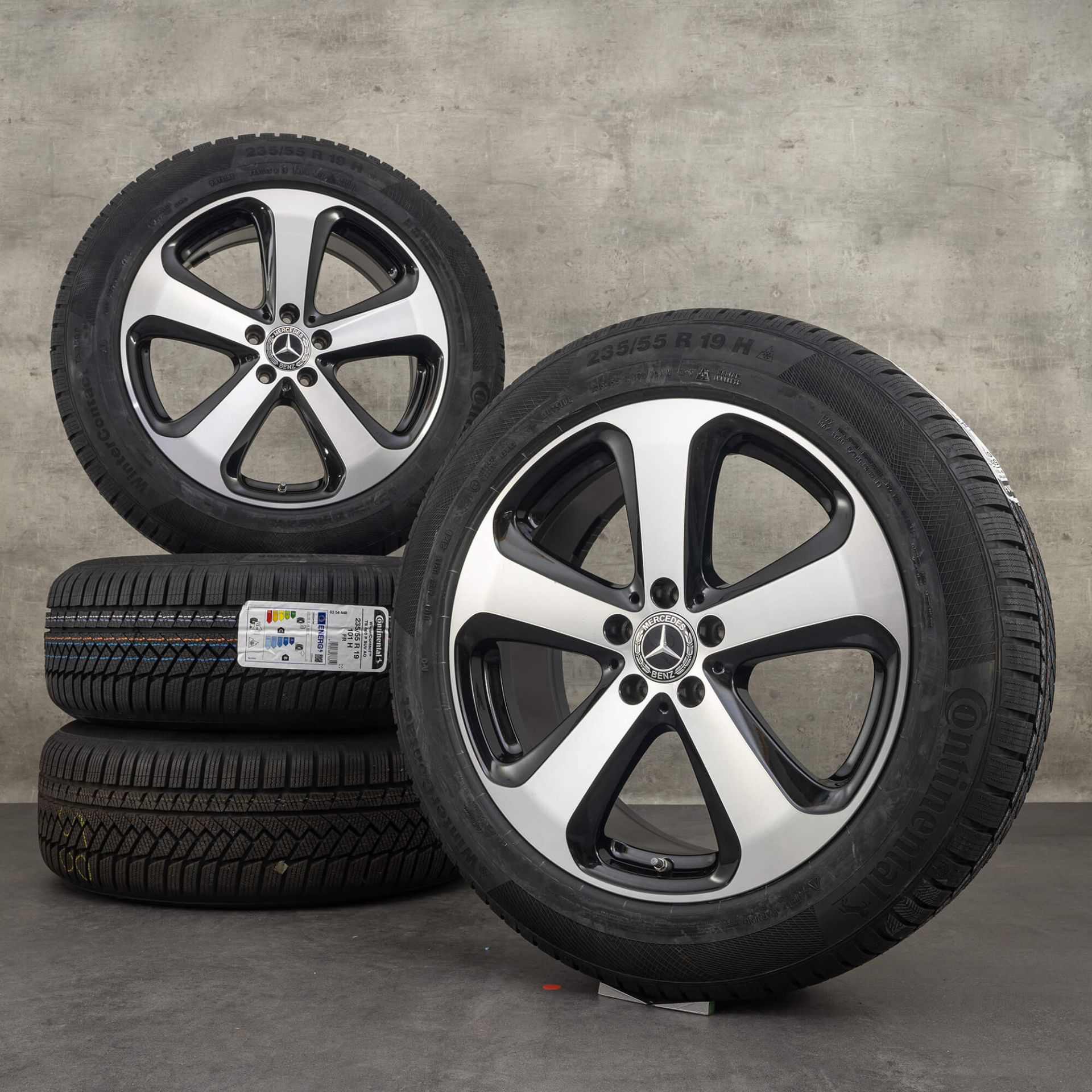 OEM Mercedes Benz GLC & 43 AMG snow tire packages 19 inch X253 C253 ...