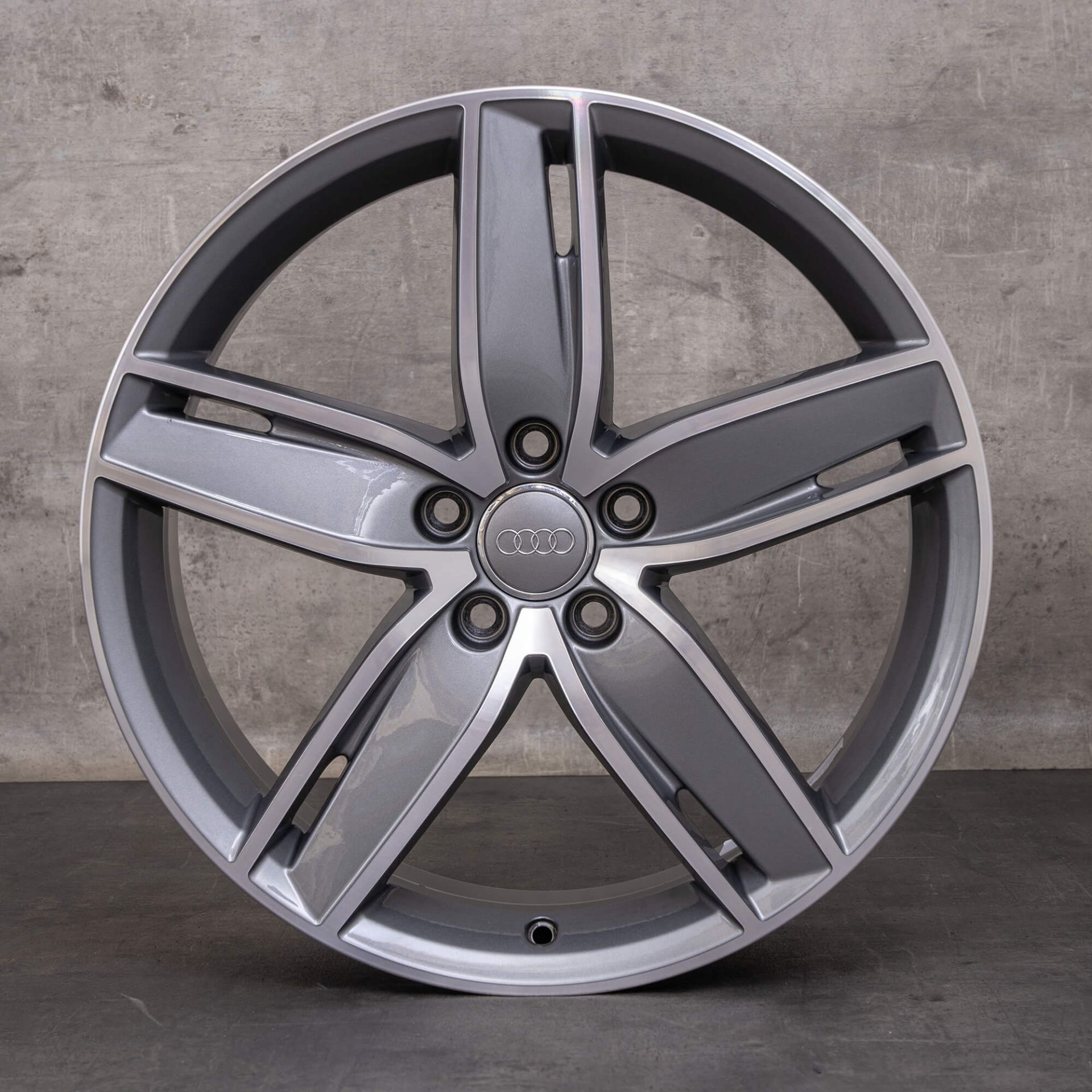 OEM Audi A3 S3 RS3 Rims 19 inch 8V 8Y 8V0601025AS anthracite glossy turned