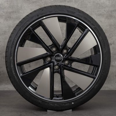 Audi 21 inch rims e-tron GT RS summer wheels tires 4J3601025J 4J3601025K
