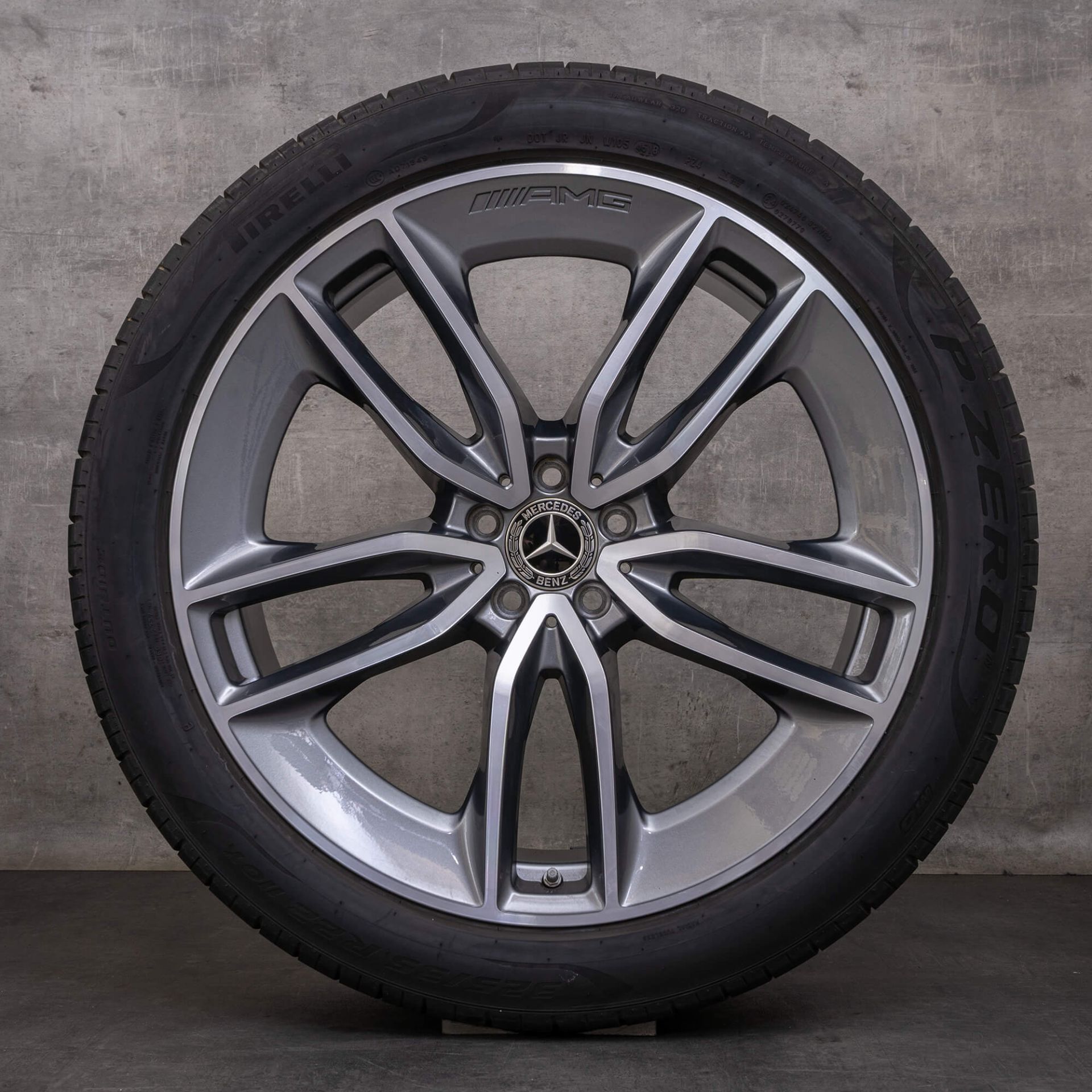 OEM Mercedes Benz GLE AMG snow tire packages 22 inch C167 V167 Rims A1674013600 A1674013700 ...
